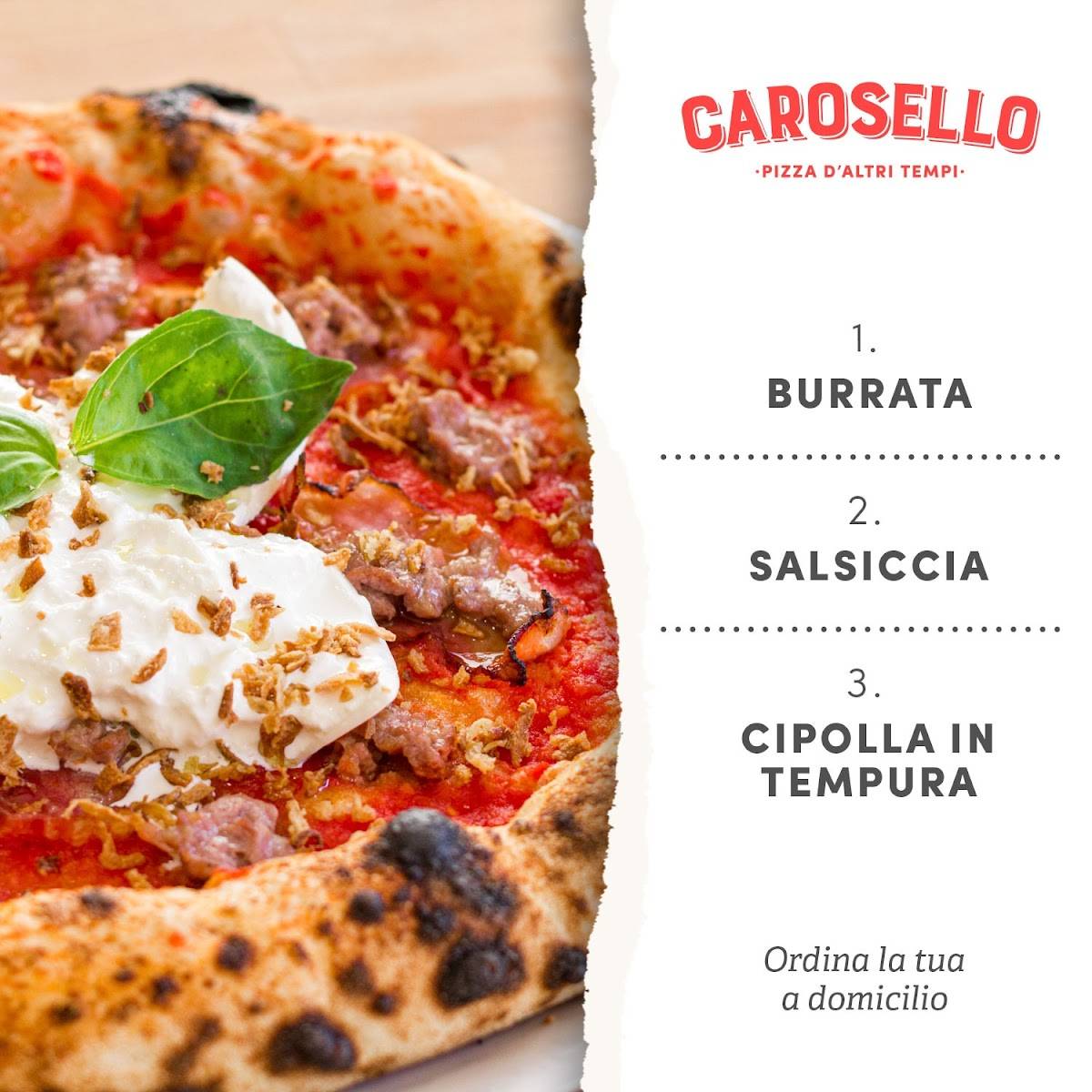 Menu at Carosello restaurant, None