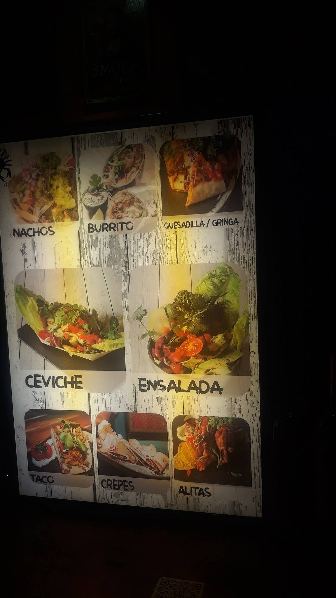 Menu at 7 MACHOS restaurant, Palma, Camí de Gènova a Sant Agustí