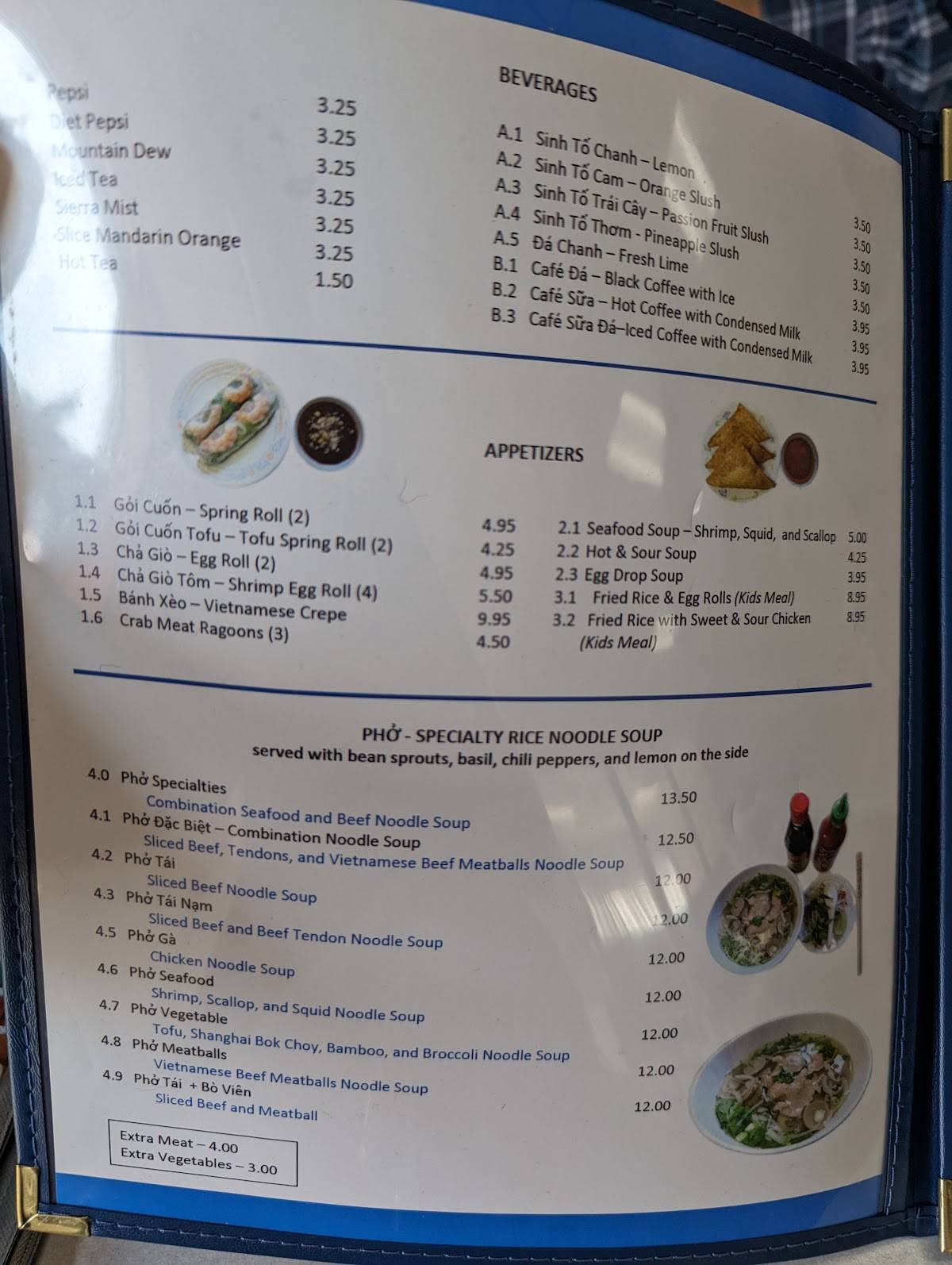 Menu at Phong Lan Restaurant, Cedar Rapids