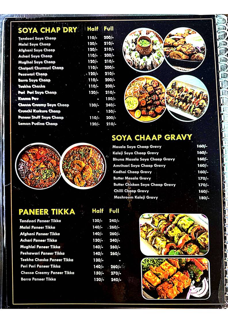 Menu at Chai Nasta And Soya Chaap Point, Lucknow