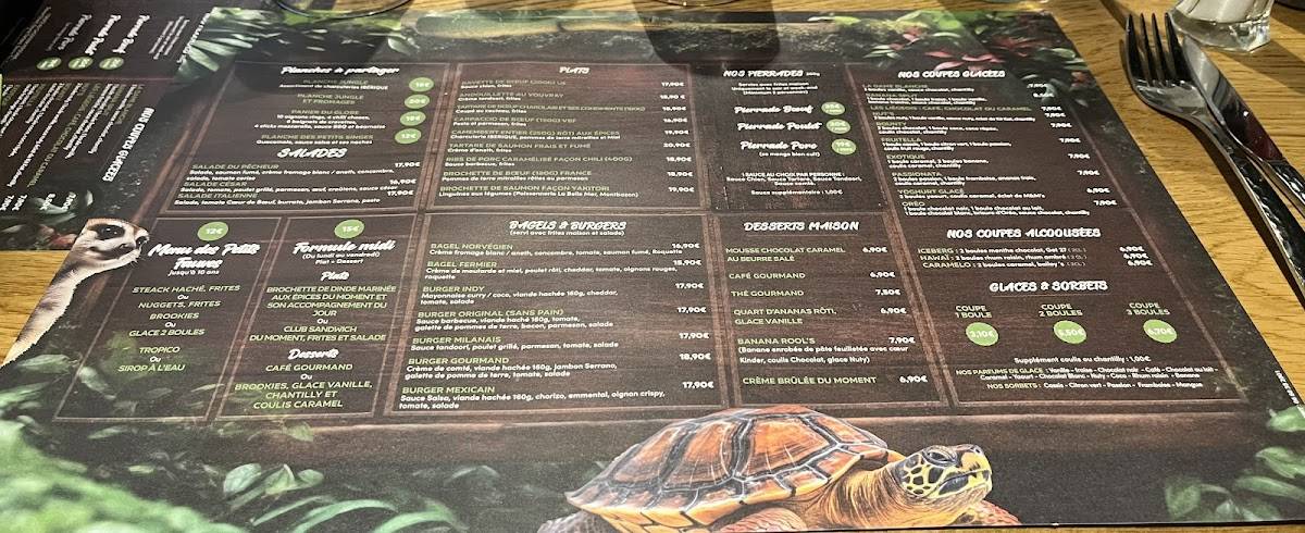 Menu au La Baraka, Chambray-lès-Tours