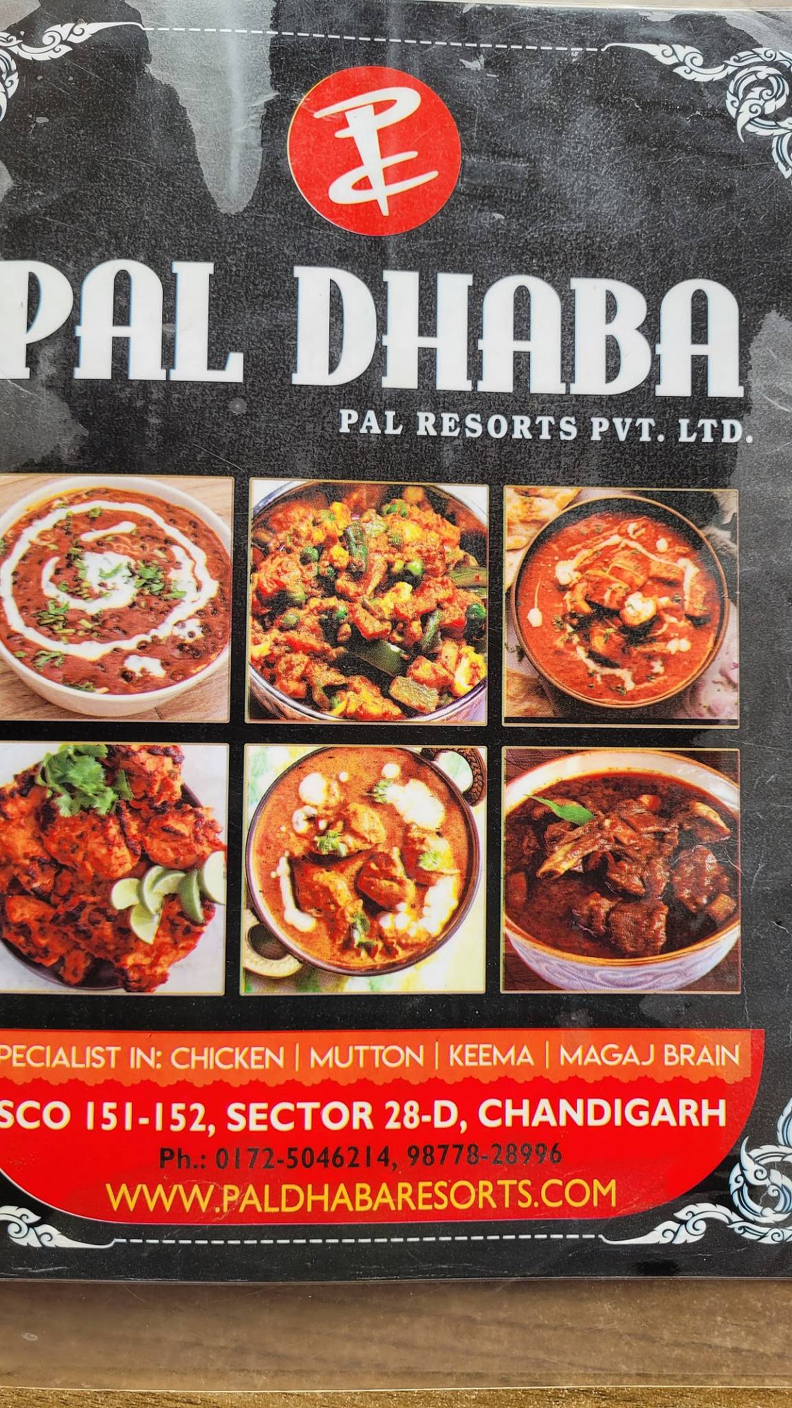 Menu at Pal Dhaba-Pal Dhaba Chandigarh-Non Veg Restaurant-Celebrity ...