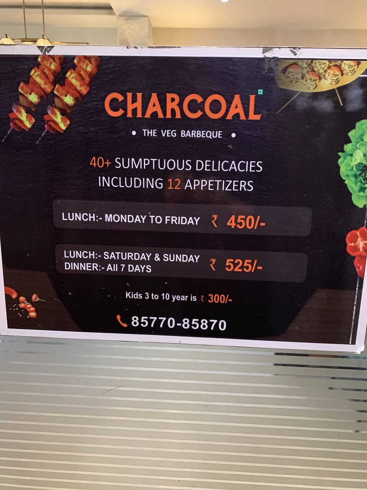 Menu at Charcoal, Jalandhar
