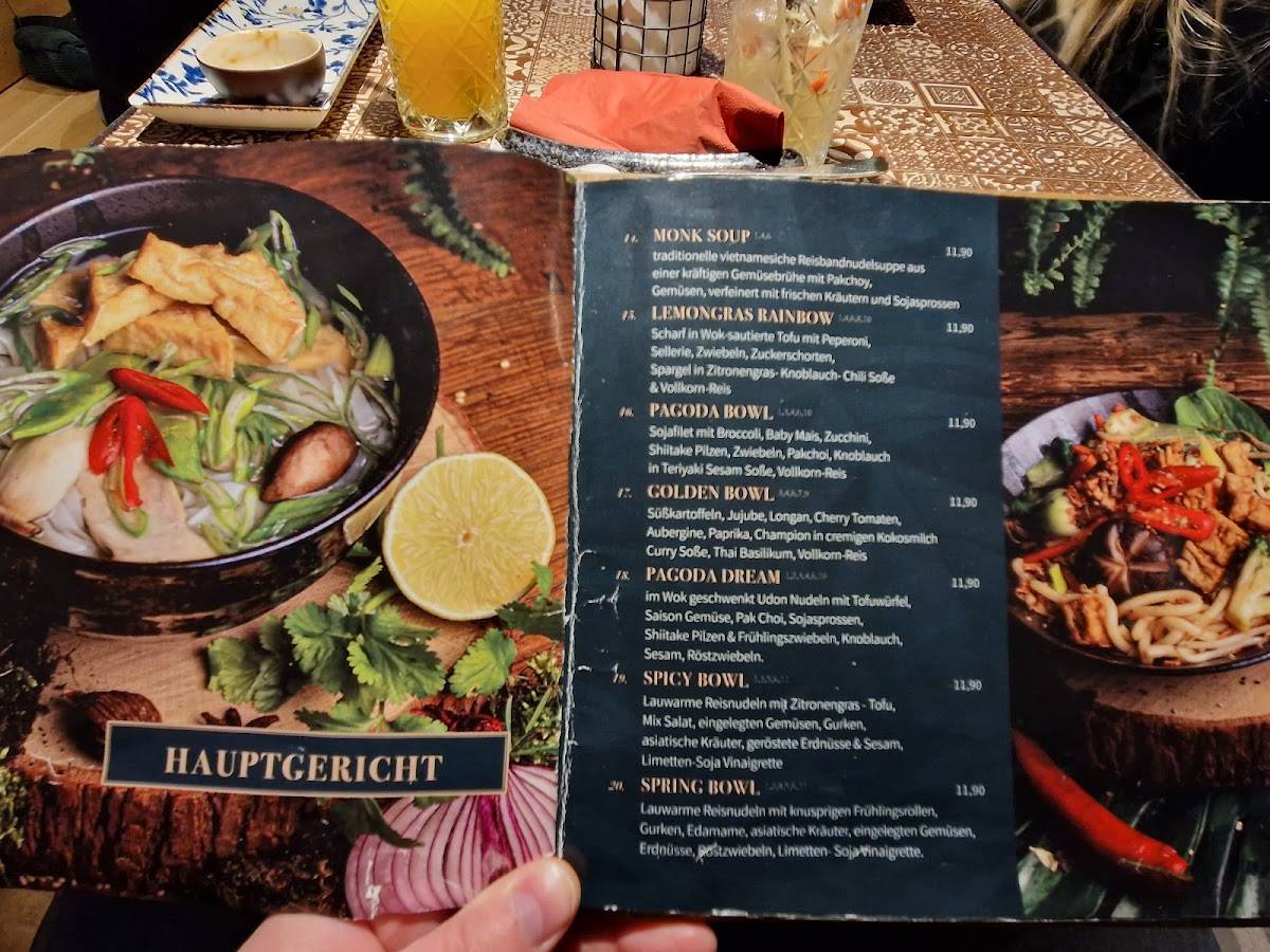Speisekarte von Chay Veganrestaurant, Hamburg