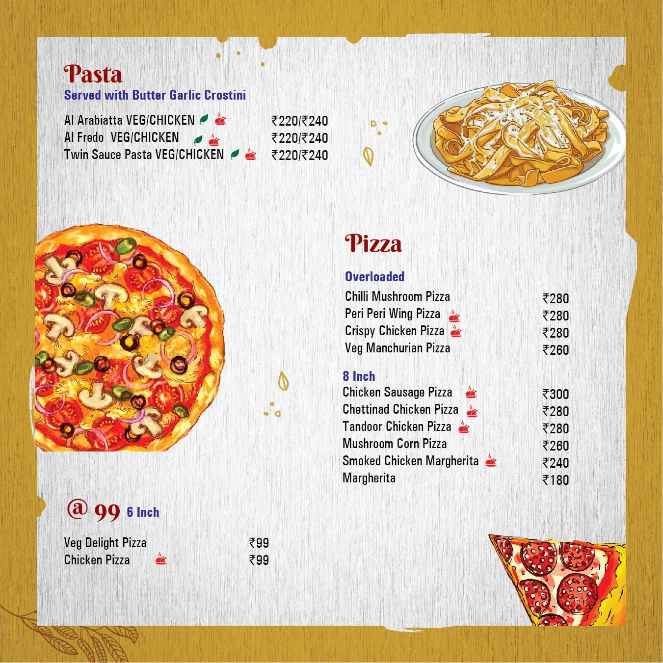 Menu at Chef Bakers Hyderabad, Bengaluru