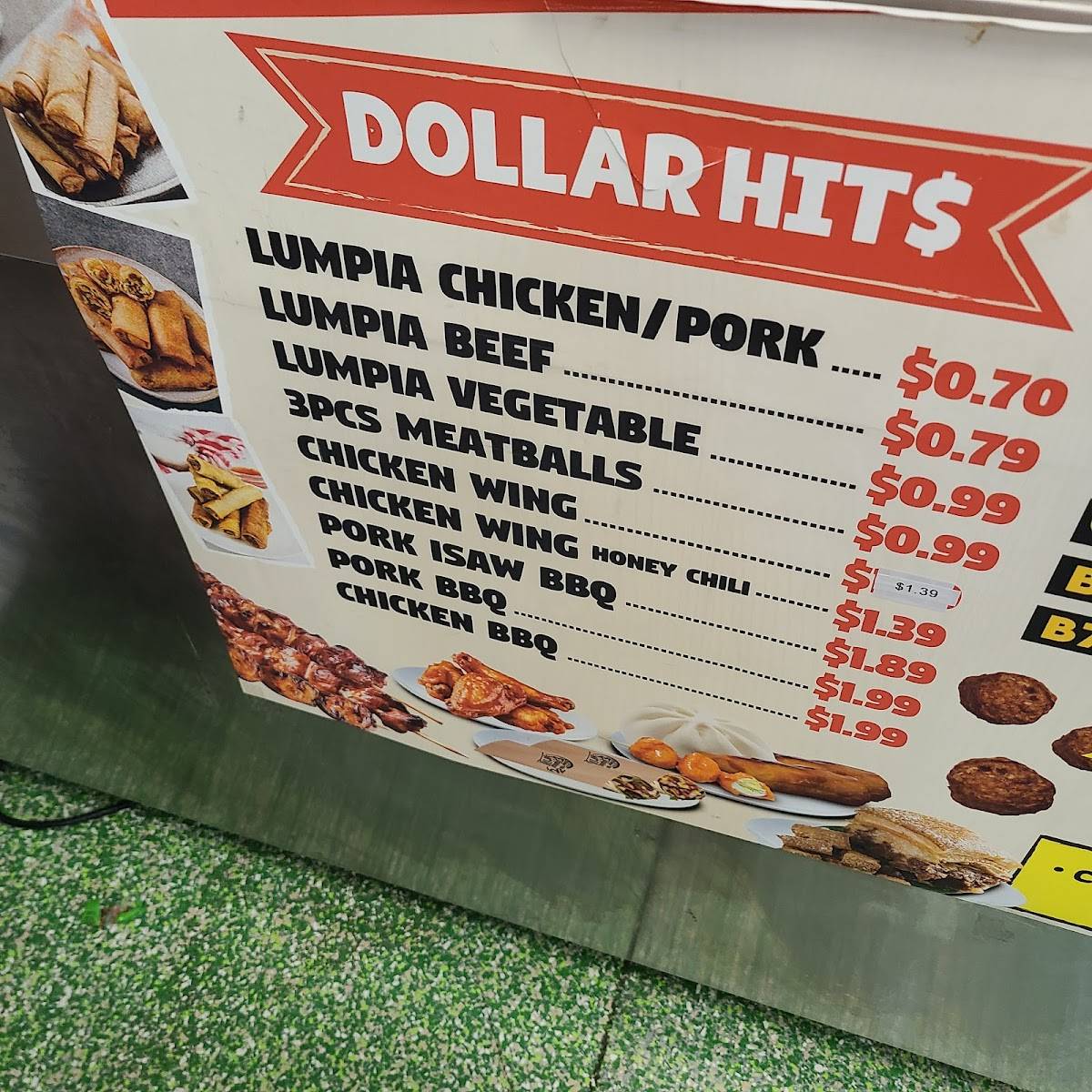 Menu at Dollar Hits Filipino Grill BBQ, Chesapeake