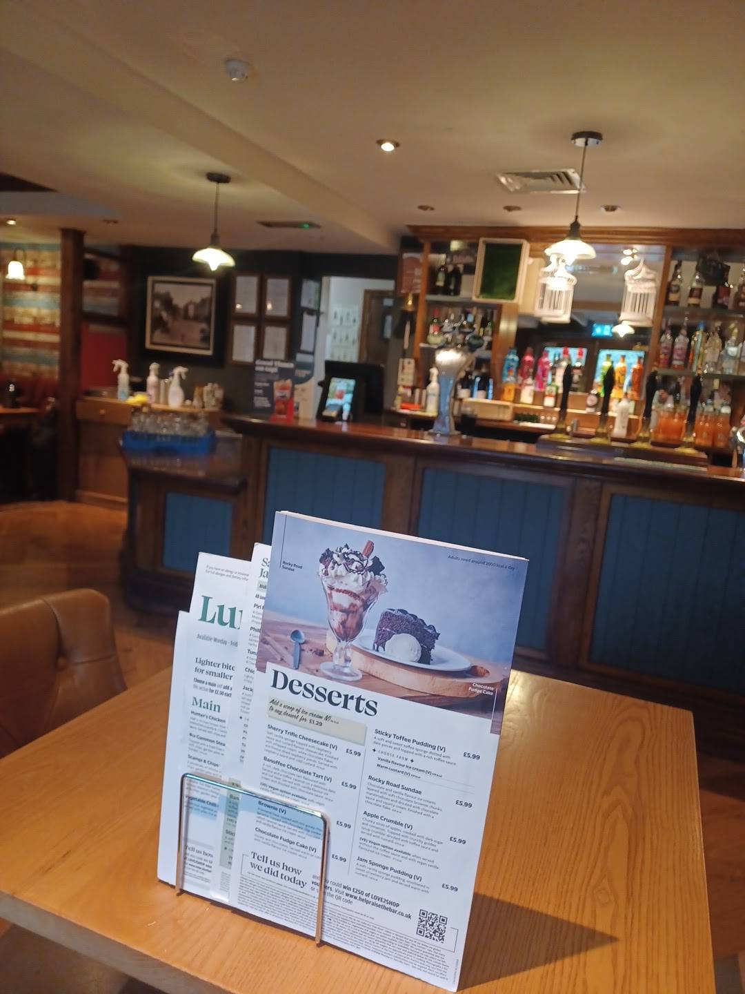 Menu at Chestnut Tree Wednesbury pub & bar, Wednesbury