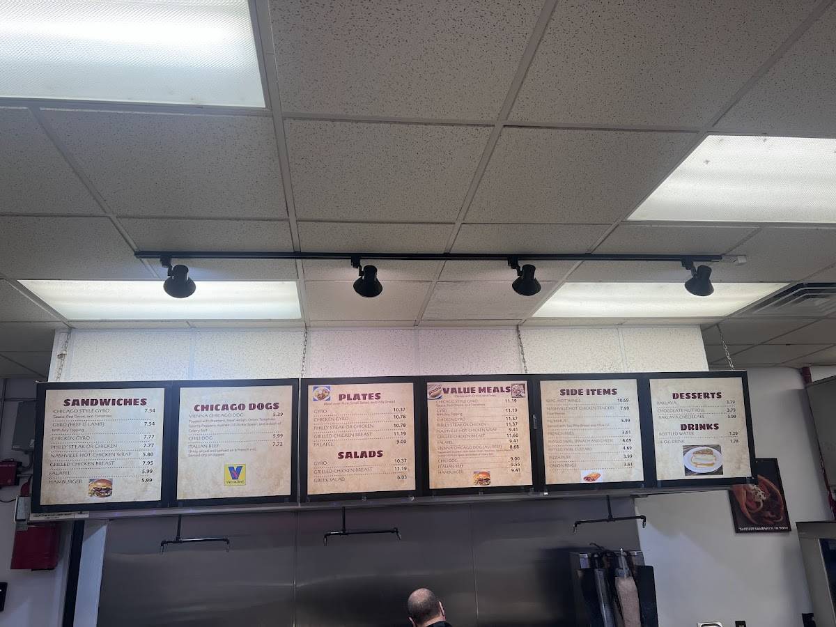 Menu at Chicago Gyro & More restaurant, Clarksville