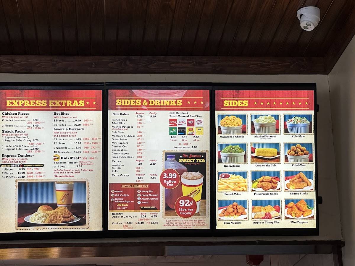 Menu at Chicken Express fast food, Houston, 132 E Airtex Dr