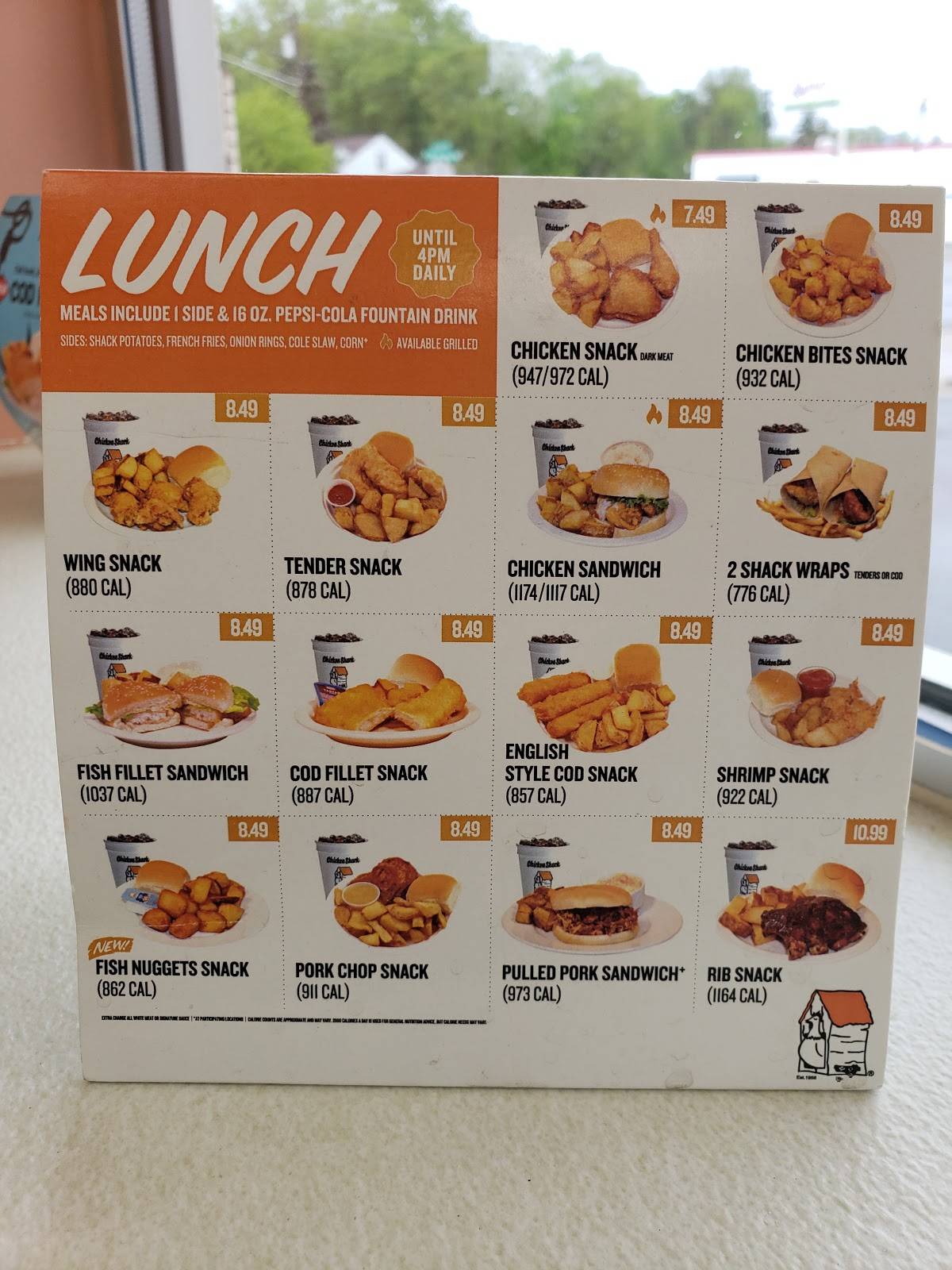 Menu at Chicken Shack Royal Oak 11 Mile fast food, Royal Oak, E Eleven ...