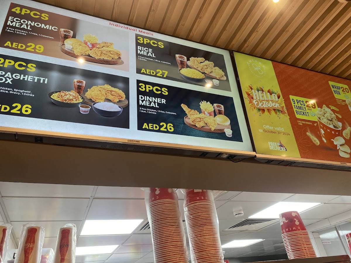 Menu at Chikex - AI Qasimia,Sharjah restaurant, Sharjah