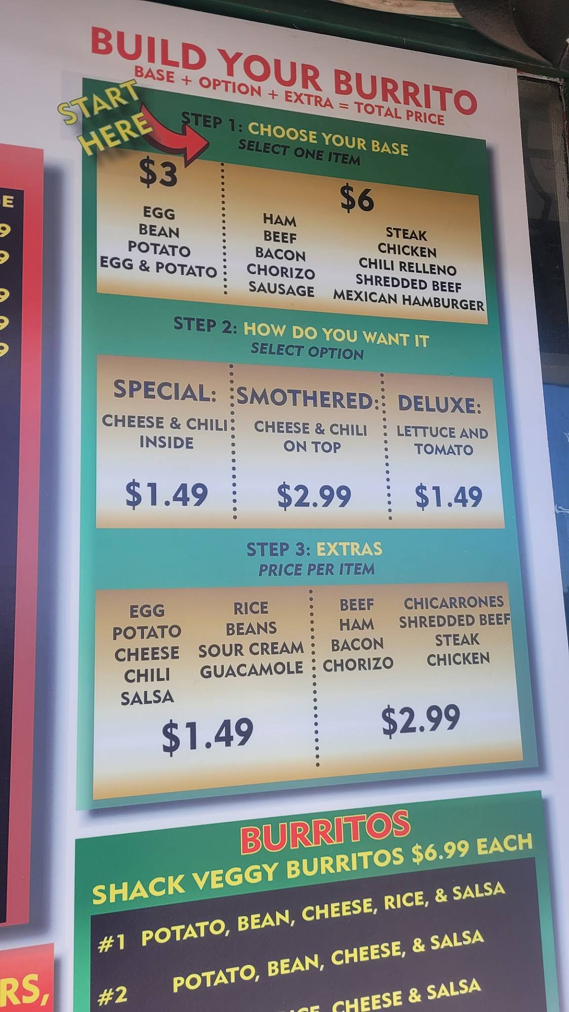 Menu at Chili-Shack Lakewood restaurant, Lakewood
