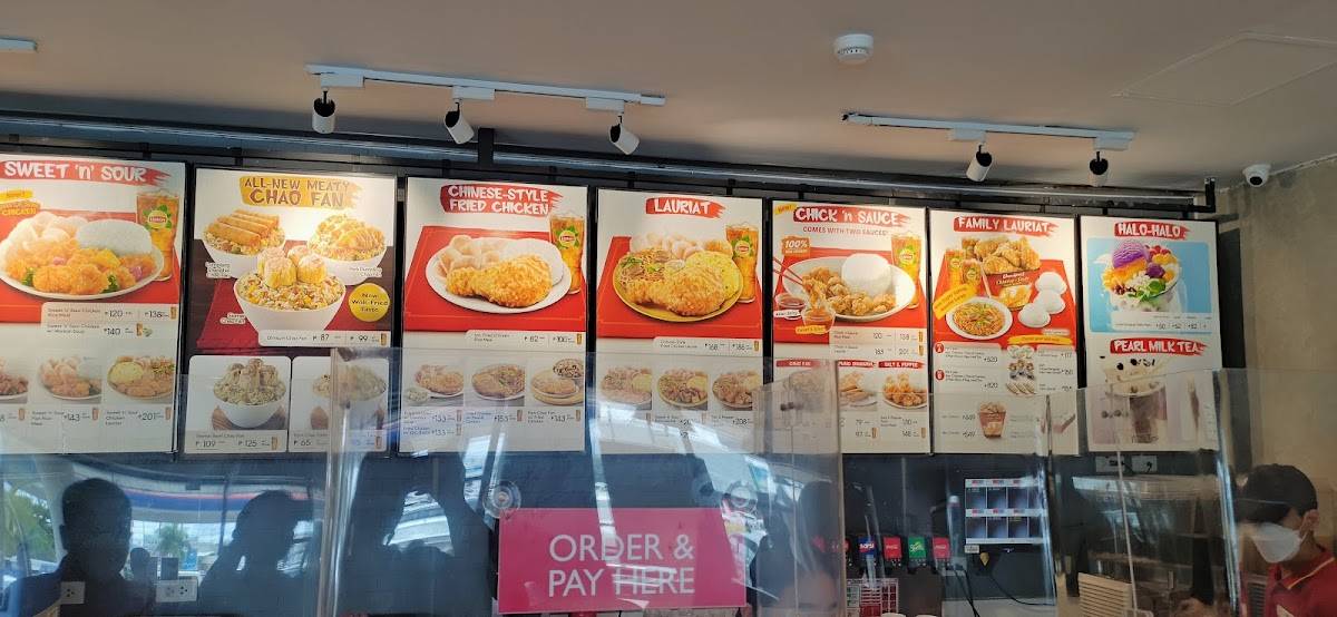 Menu at CK Petron Subic restaurant, Olongapo, Rizal Boulevard