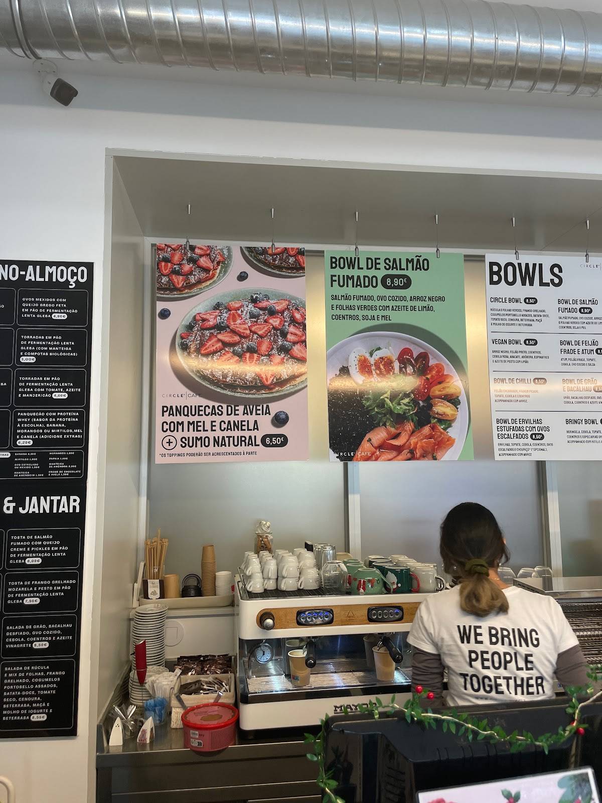 Carta de Circle Cafe, Lisboa