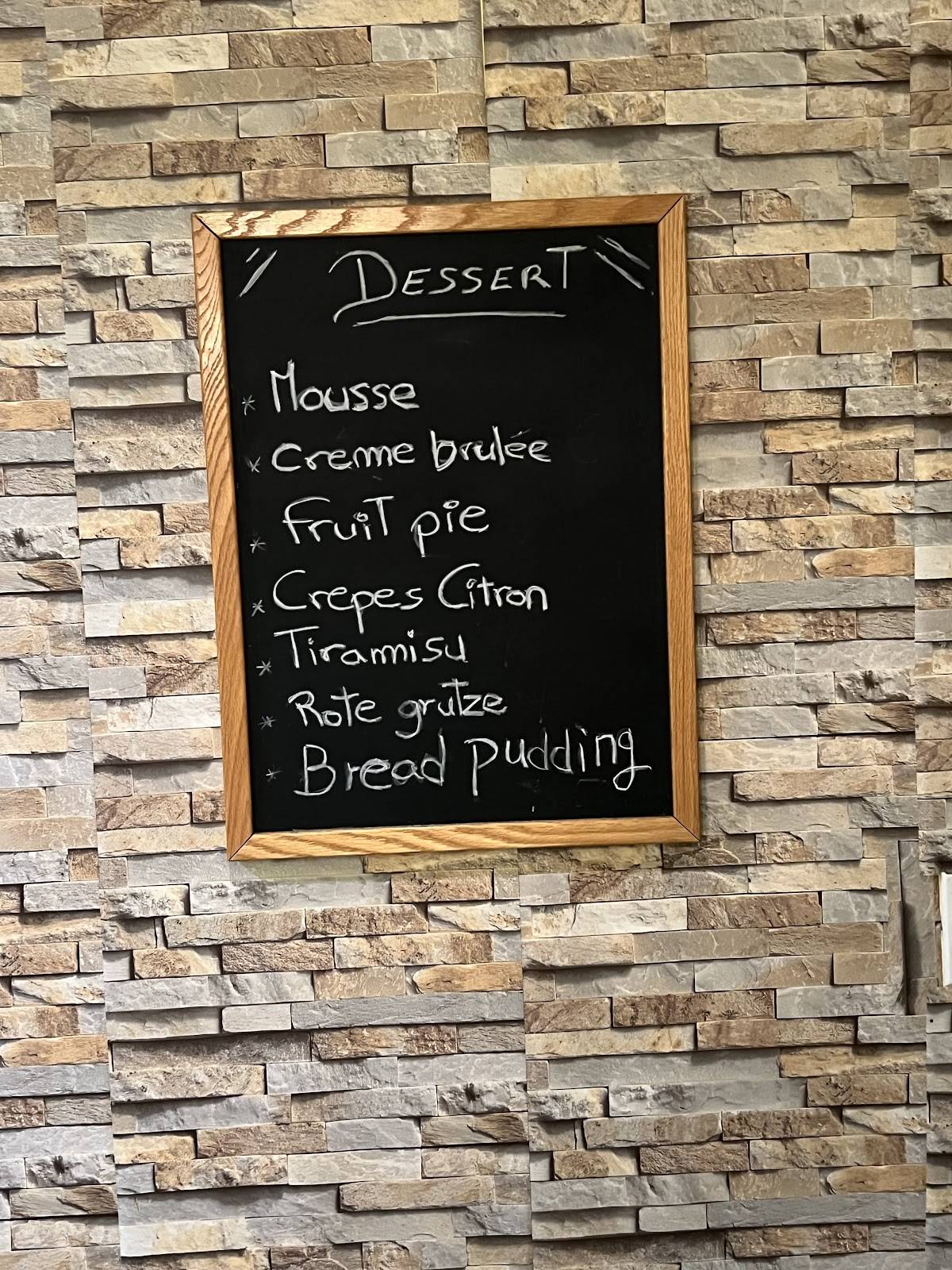 Menu at Citron European Bistro restaurant, Tacoma
