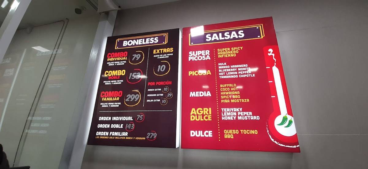 Carta del restaurante Alabama Fried Chicken, Ciudad Juarez, Av Santiago ...