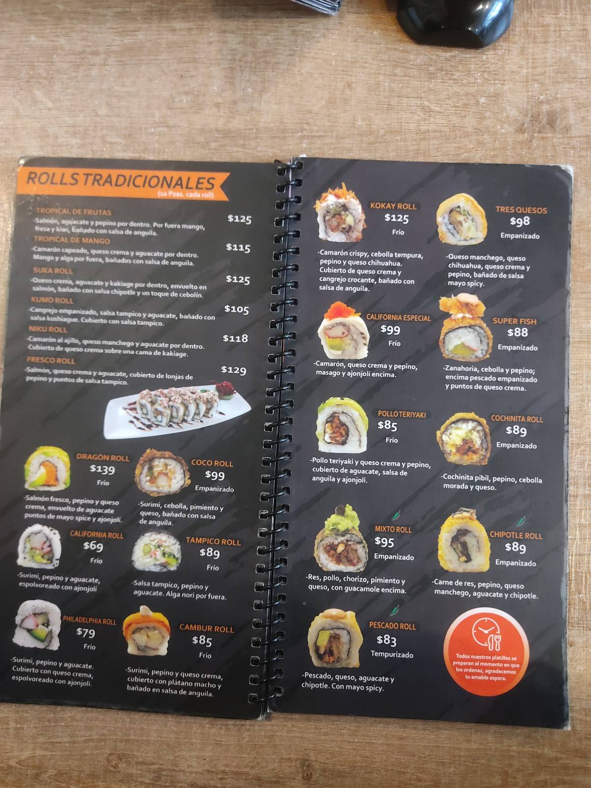 Carta del restaurante Coco Roll - Sushi & Ramen Coatepec, Coatepec