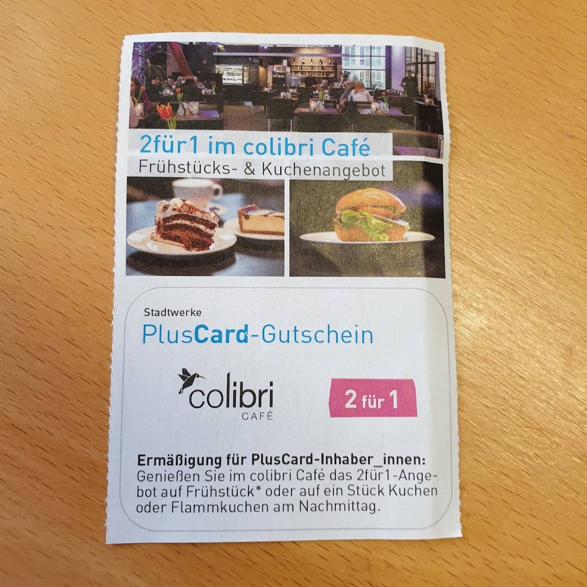 Speisekarte von Colibri Café cafe, Münster