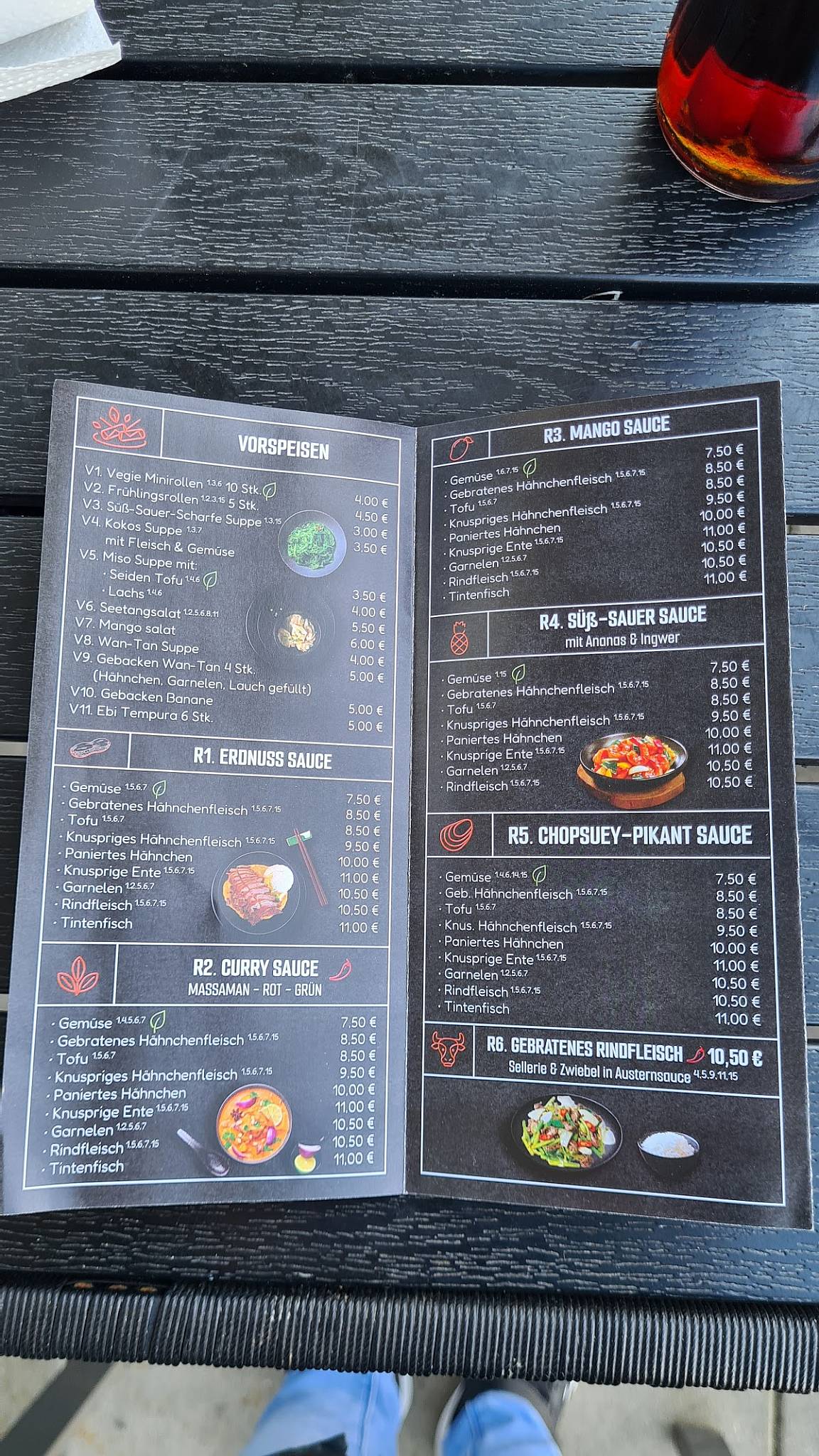 Speisekarte von Com Asia Street Food Passau restaurant, Passau