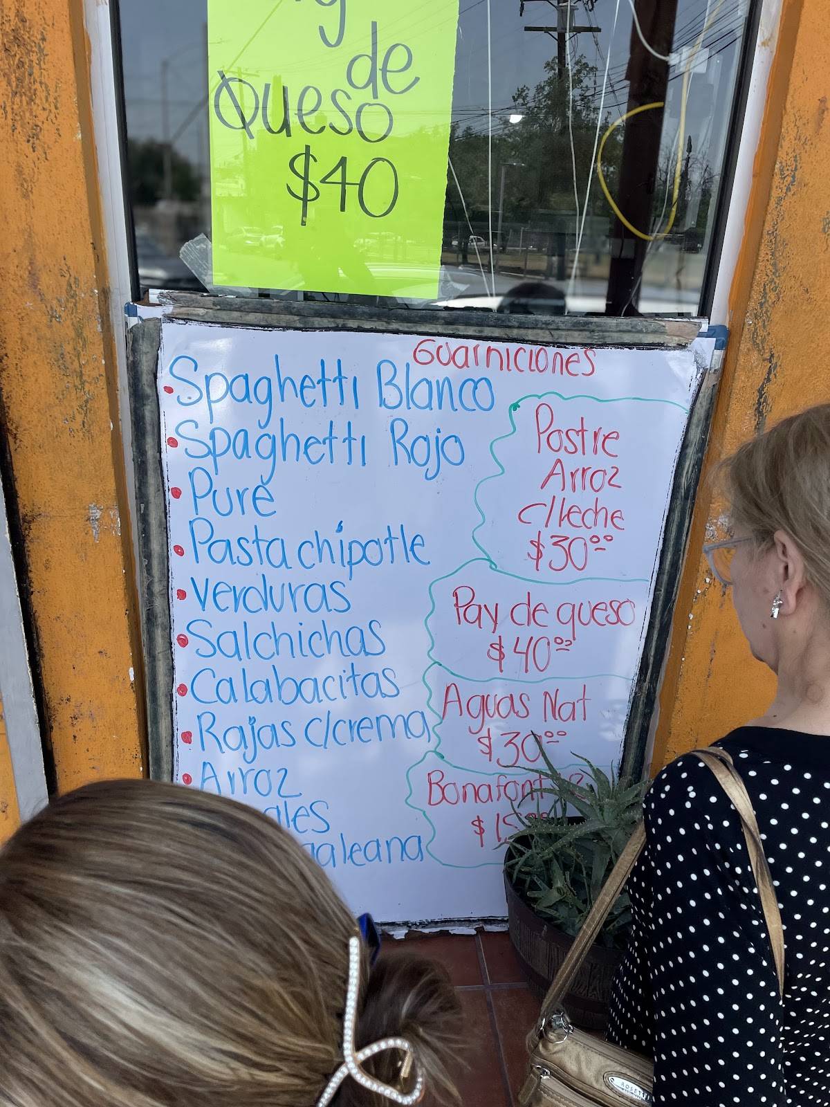 Carta del restaurante Comidas Pronto, Monterrey