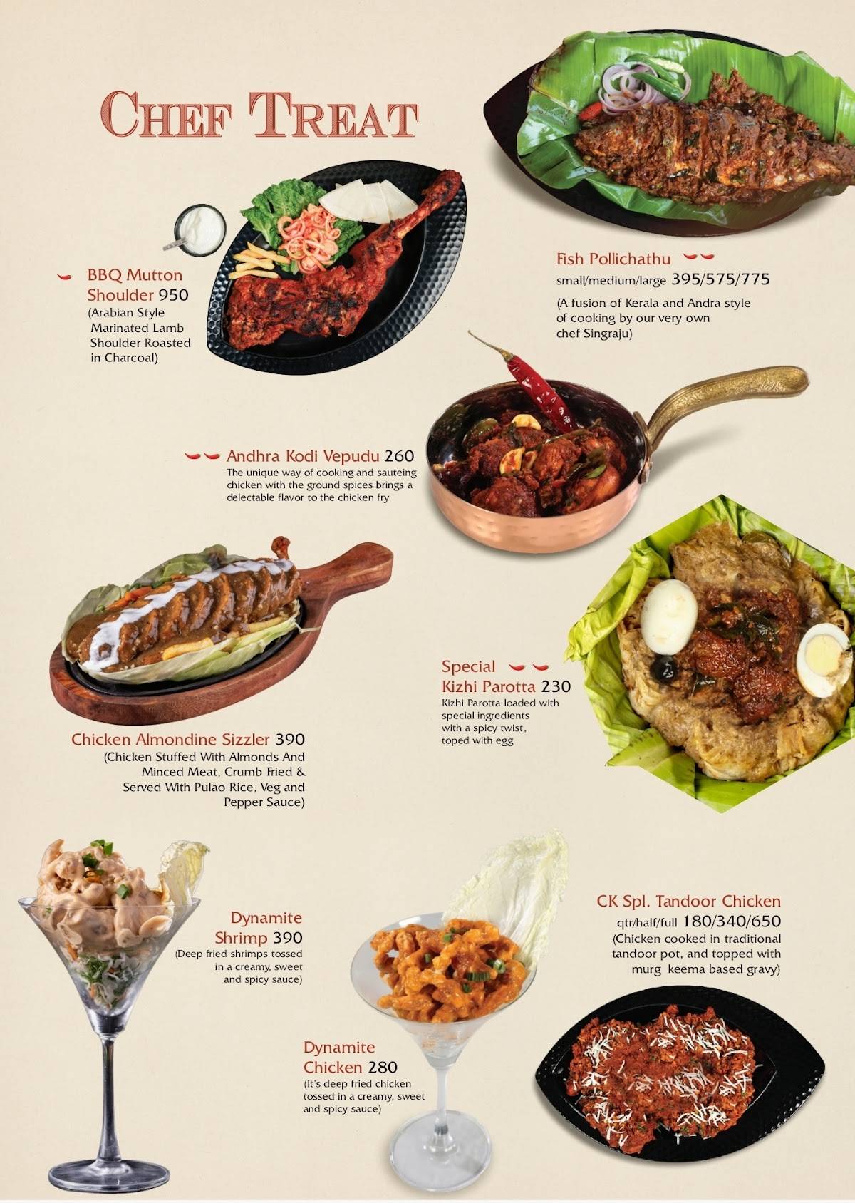 Menu at Copper Kitchen, Thamarassery