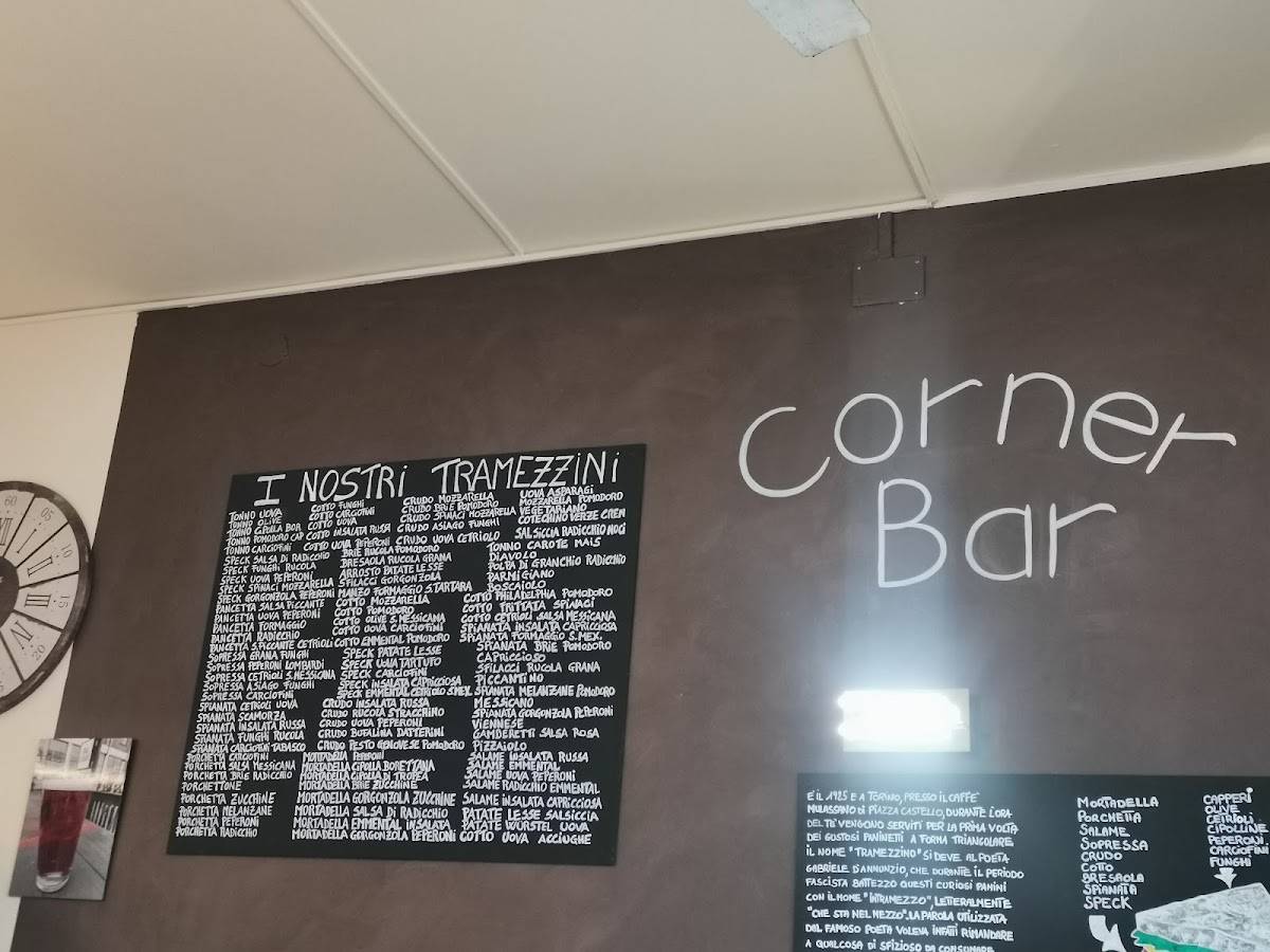Menu da Corner pub & bar, Padova