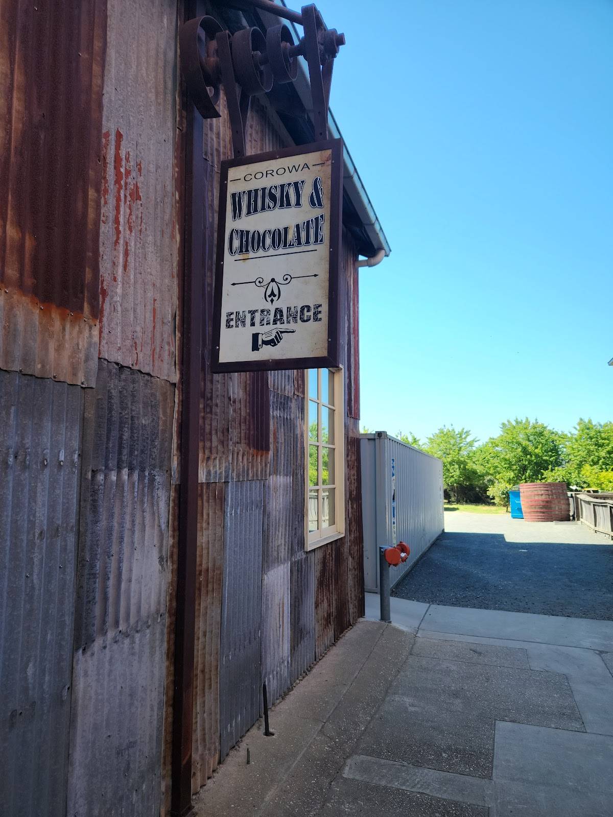 Menu at Corowa Distilling Co. restaurant, Corowa