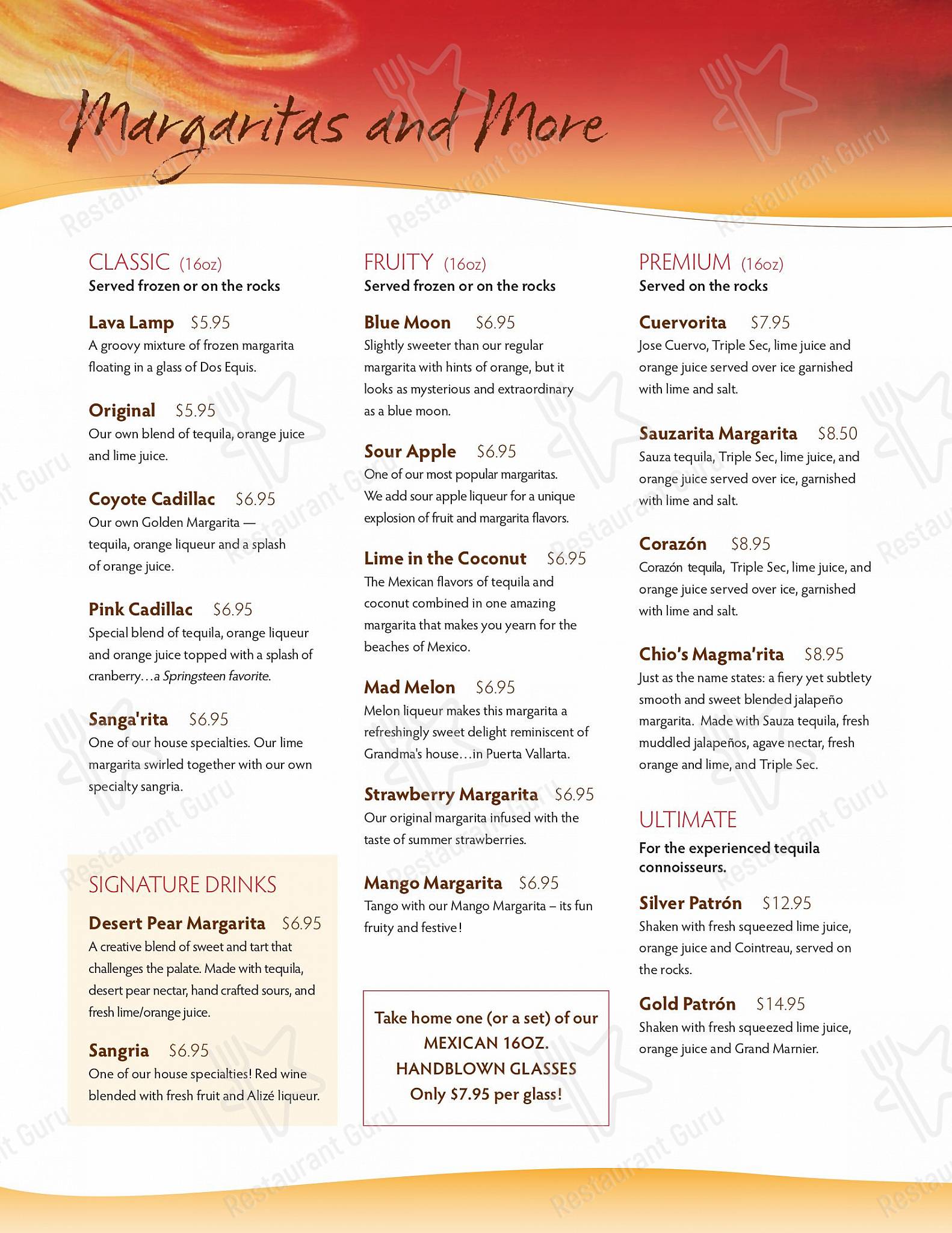 Menu at Fauna Latin Flavor restaurant, Fairfax