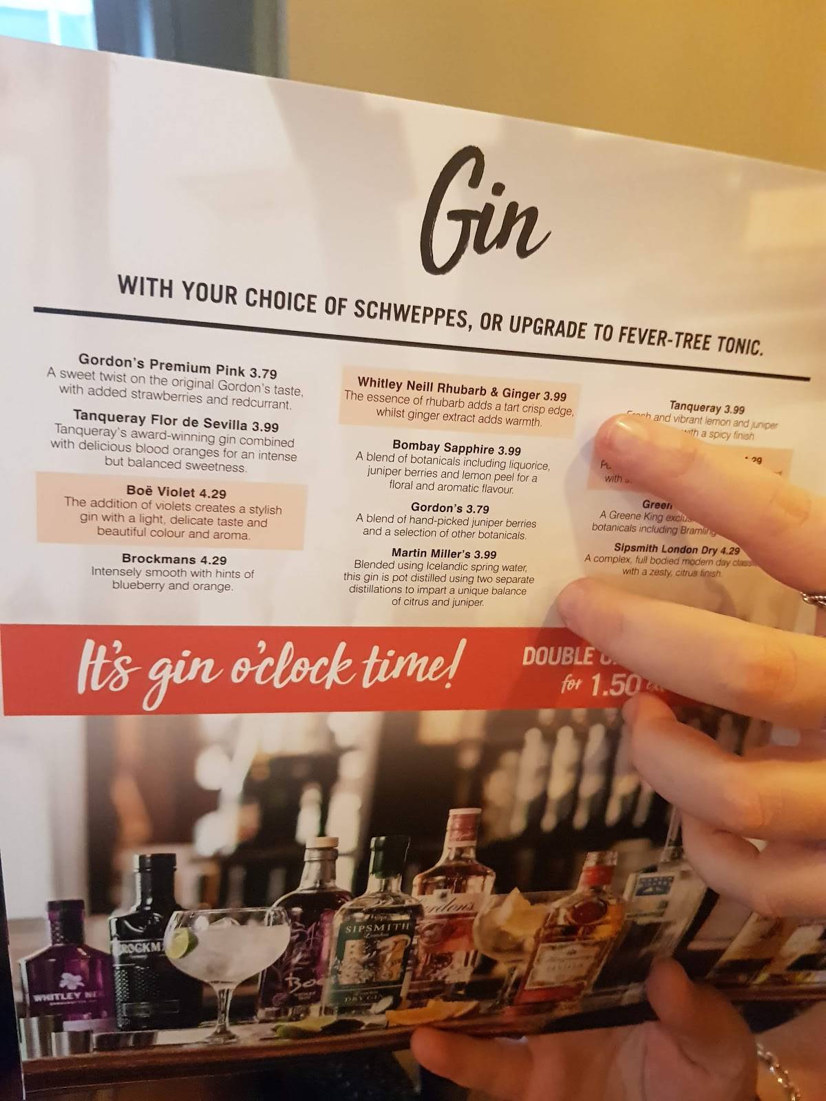 Menu at Cricketers pub & bar, Rainham, 88 High St