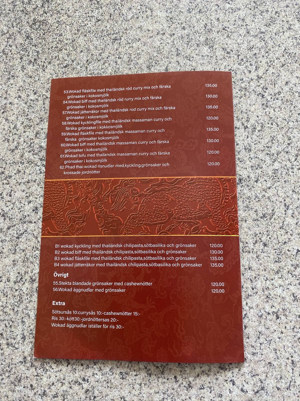 Menu at Cross Kitchen restaurant, Landvetter