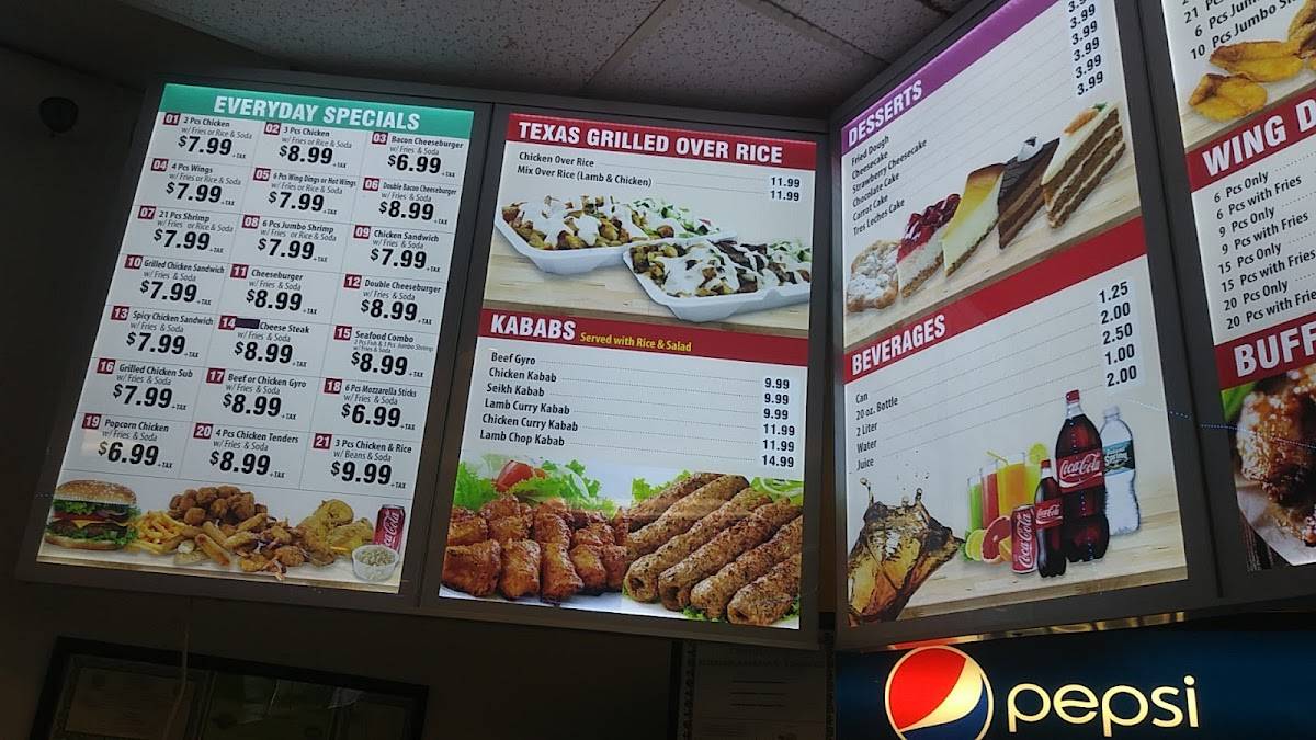 Menu at Crown Fried Chicken fast food, Gardner, 68 Main St