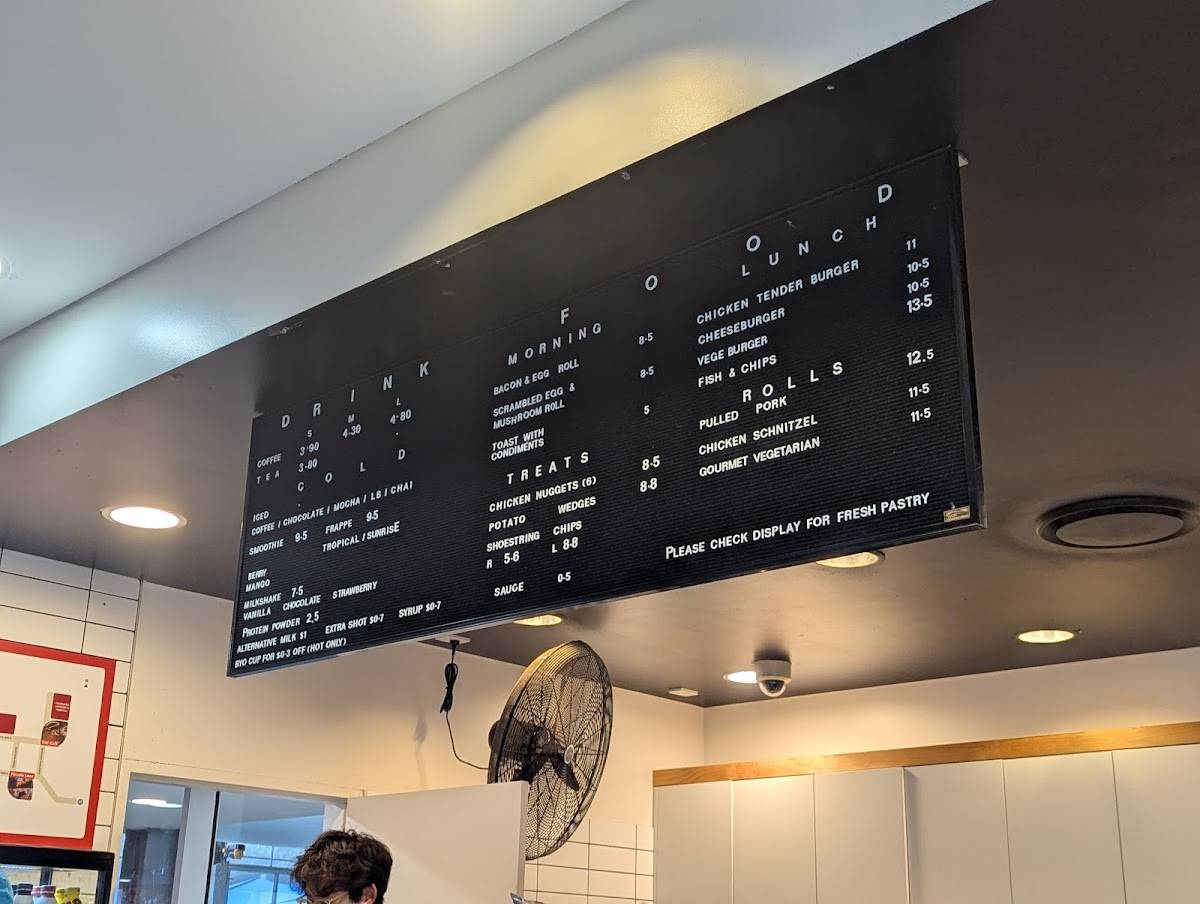 Menu at Crunch Café cafe, Macquarie Park