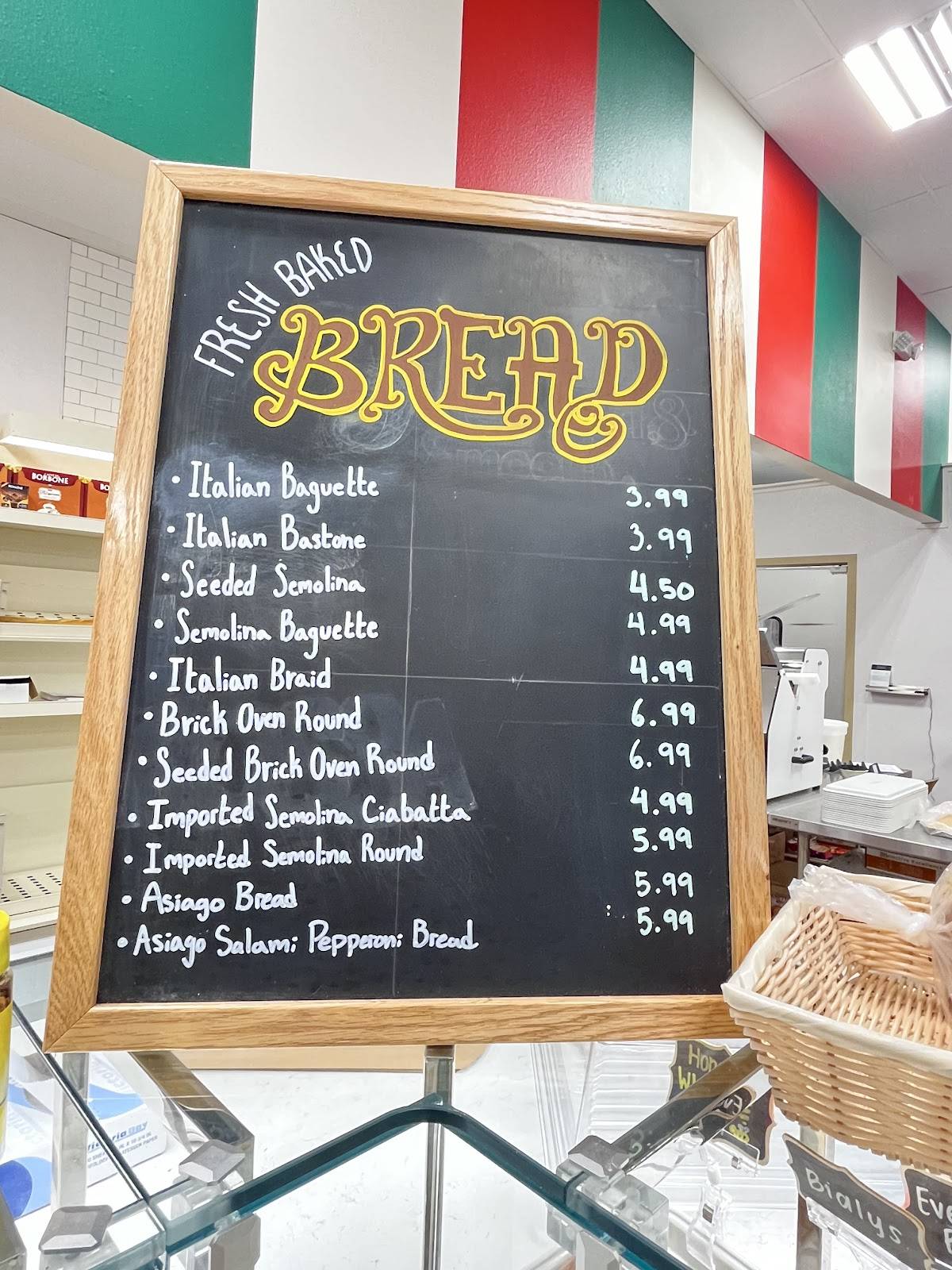 Menu at D’Amico & Sons Italian Market & Bakery, Oviedo