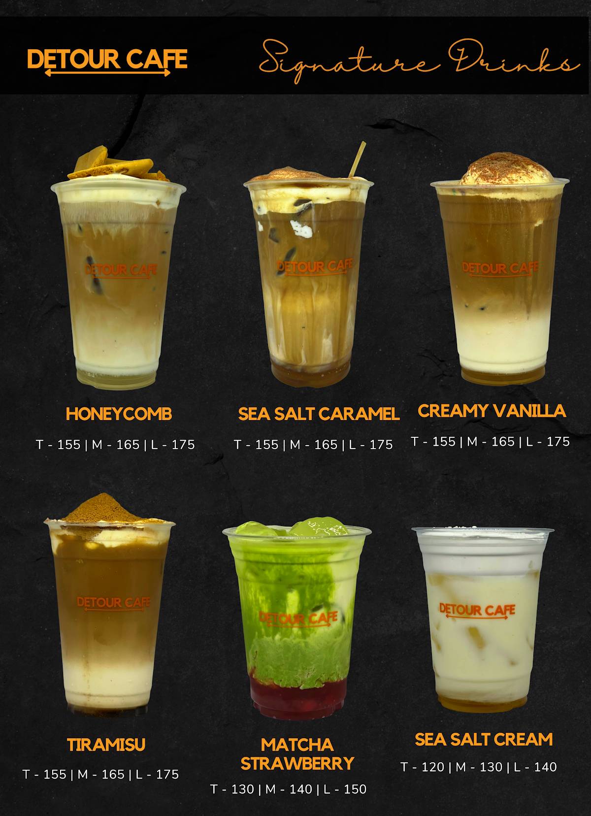 Carta de DETOUR CAFE - Sampaguita Fairview, Ciudad Quezon