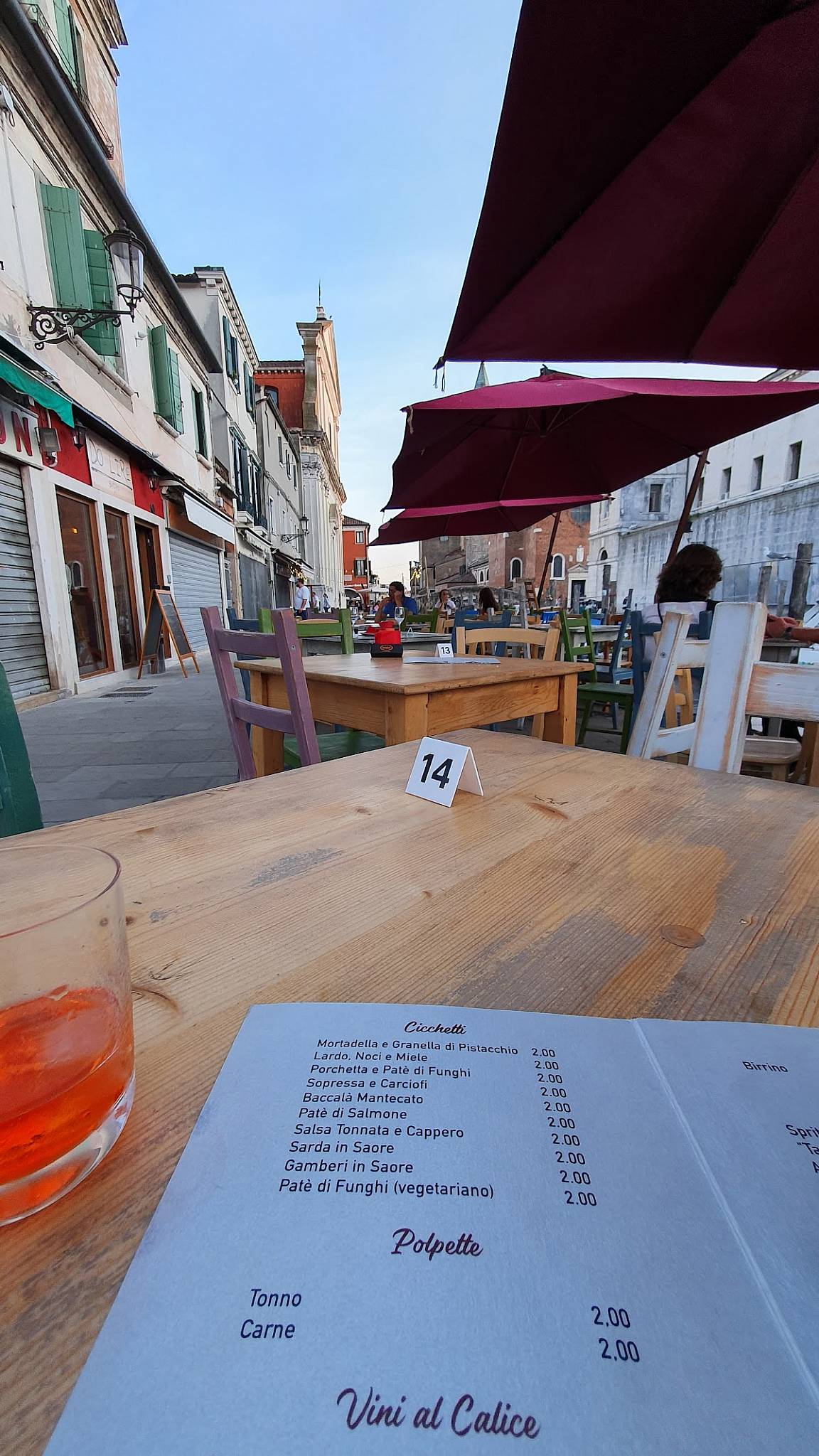 Menu at DO LIRE - Chioggia pub & bar, Chioggia