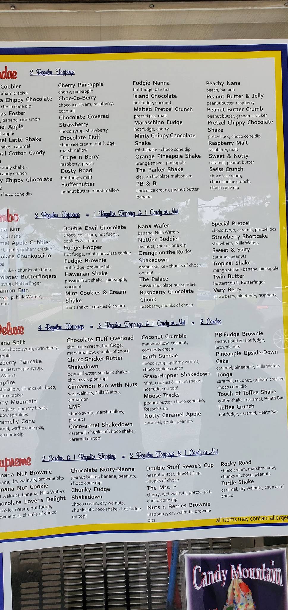 Menu at Dairy Palace fast food, New Castle