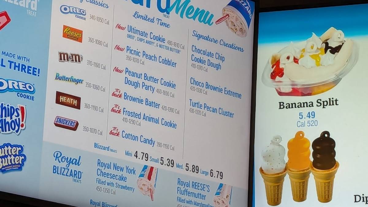 Menu at Dairy Queen fast food, Hutto, 250 Ed Schmidt Blvd
