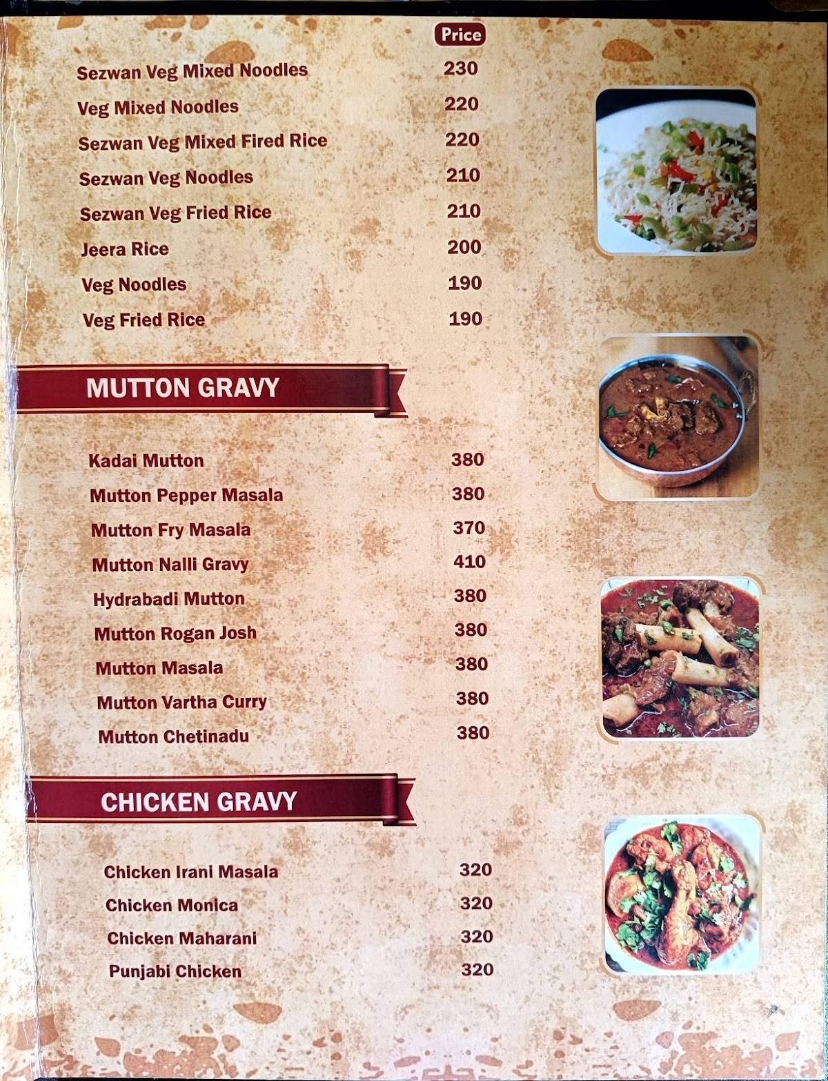 Menu at Darling Namma Veedu Restaurant, Tiruvannamalai
