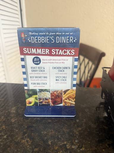 Menu at Debbie's Diner restaurant, Merritt Island
