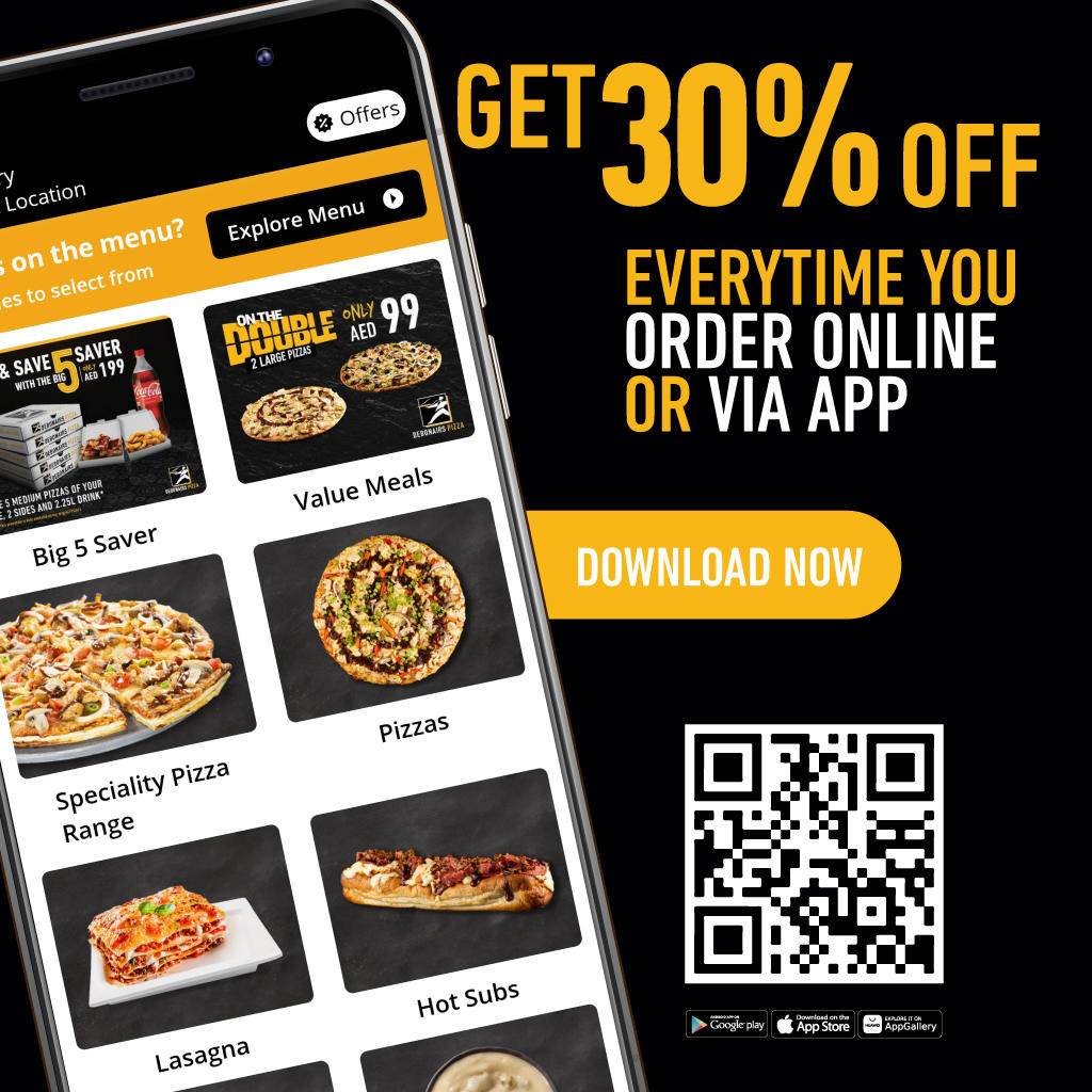 Menu at Debonairs Pizza City Centre Deira restaurant, Dubai