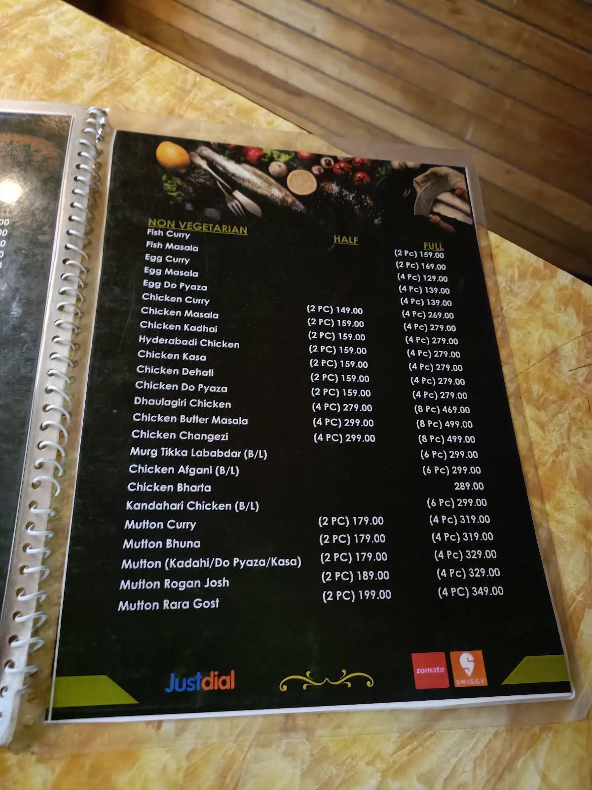 Menu at Veda Inn, Deoghar