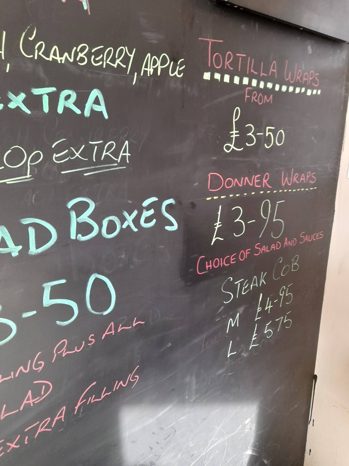 Menu at The Pantry, Derby