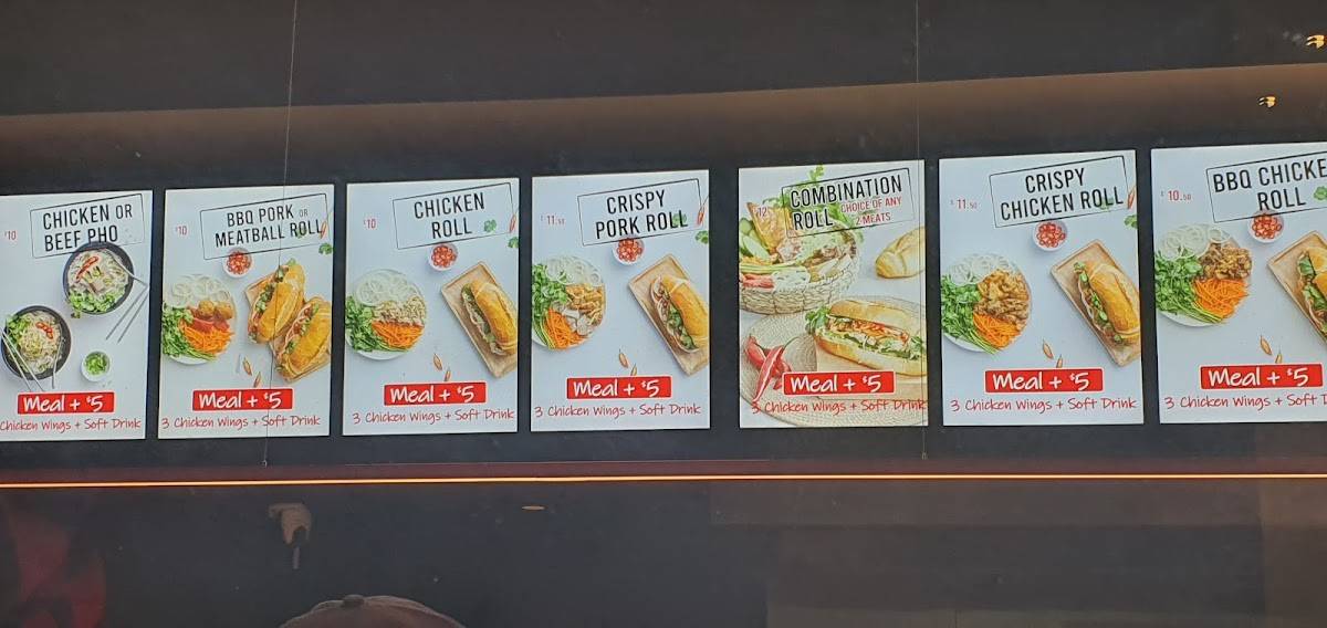 Menu at Destination Roll restaurant, Docklands