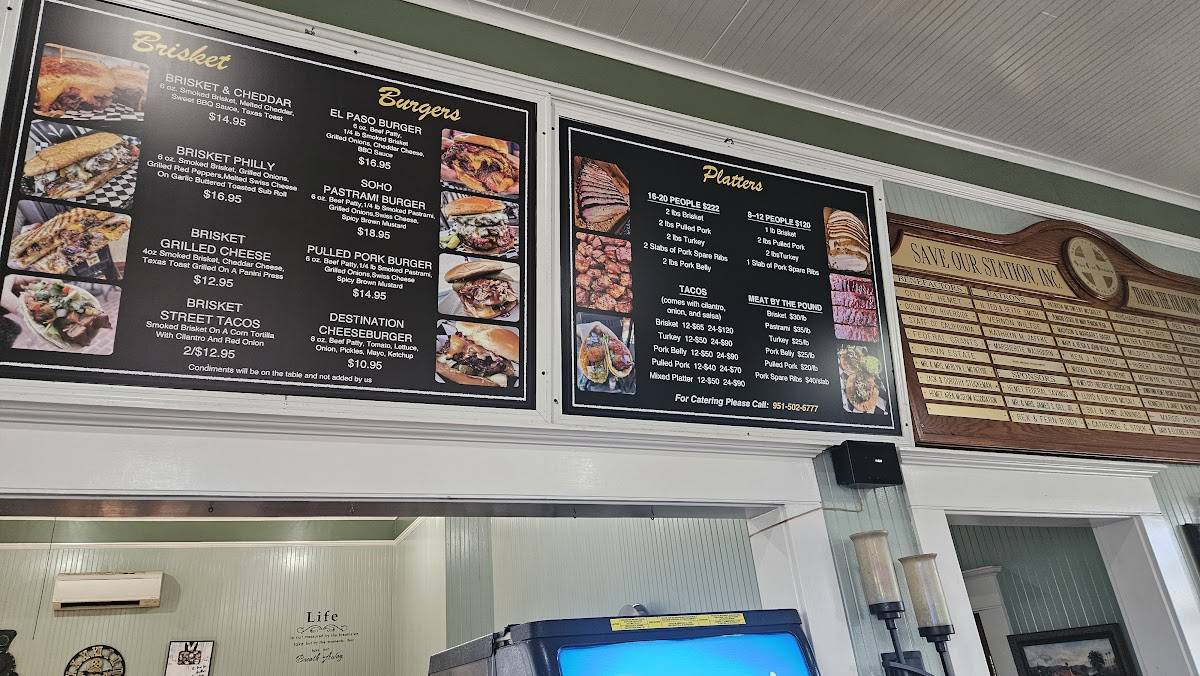 Menu at Destination Smokehouse Express BBQ, Hemet