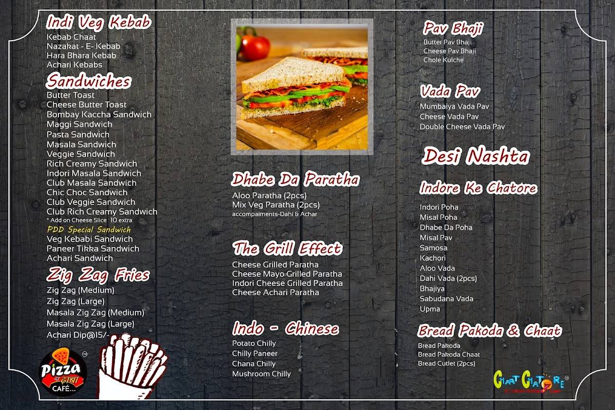 Menu at Dhaba Cafe KPHB, Hyderabad, Plot no 50 phase