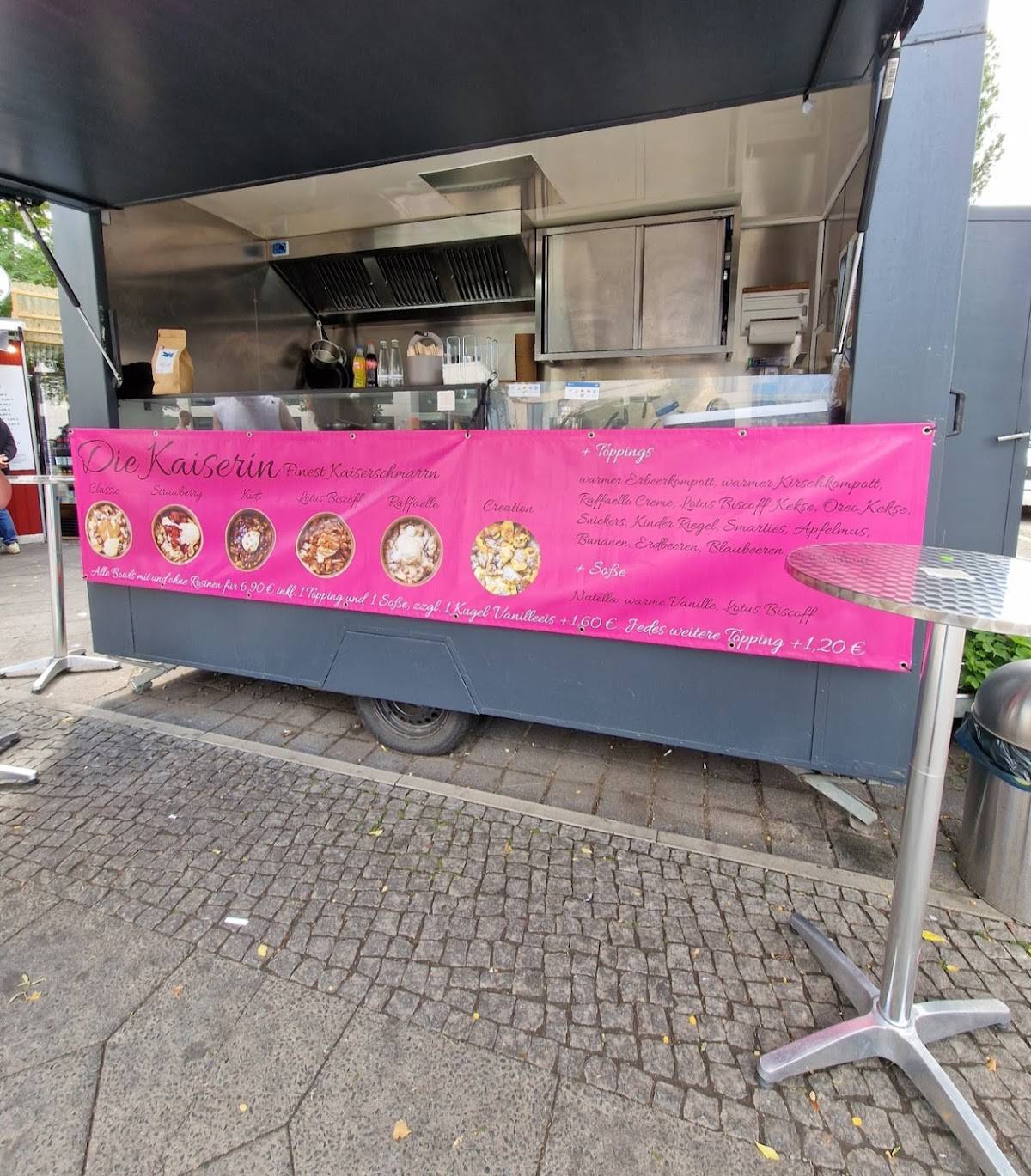 Speisekarte von Die Kaiserin restaurant, Berlin