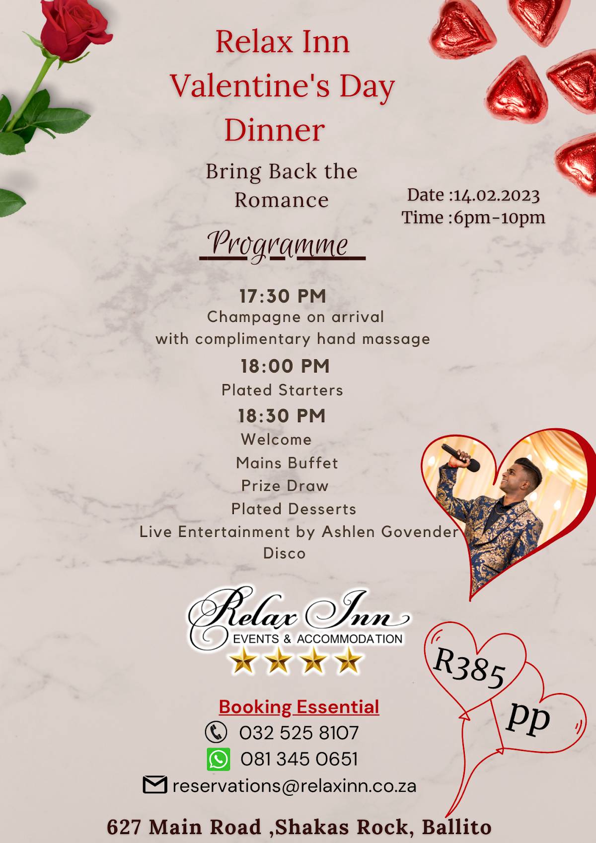 Speisekarte von Dine Inn Restaurant, Ballito