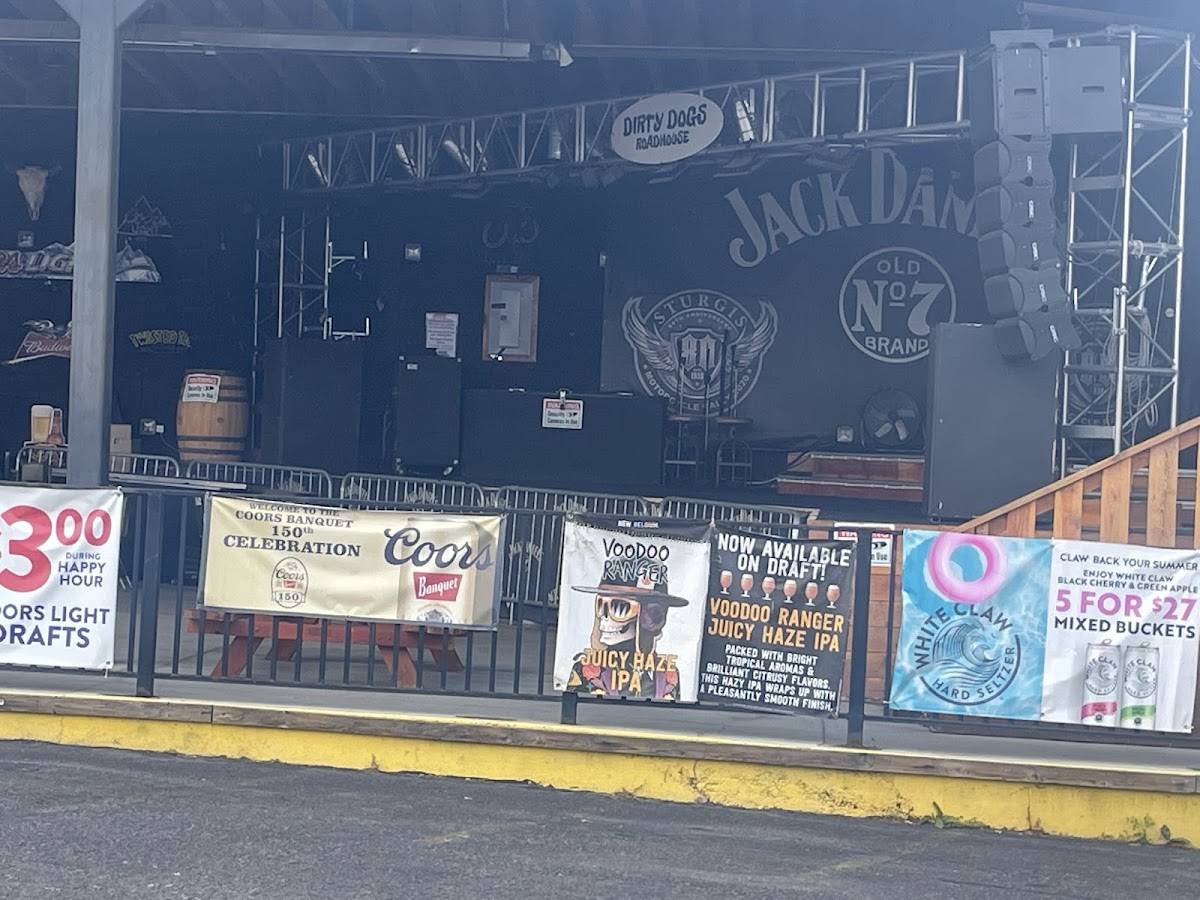 Menu at Dirty Dogs Roadhouse pub & bar, Golden