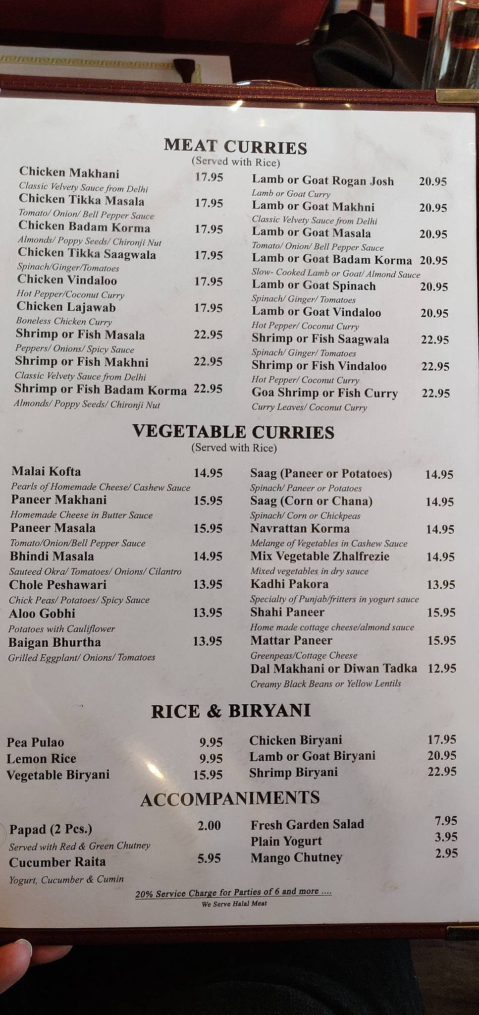 Menu at Diwan Indian Restaurant and Bar, Hicksville