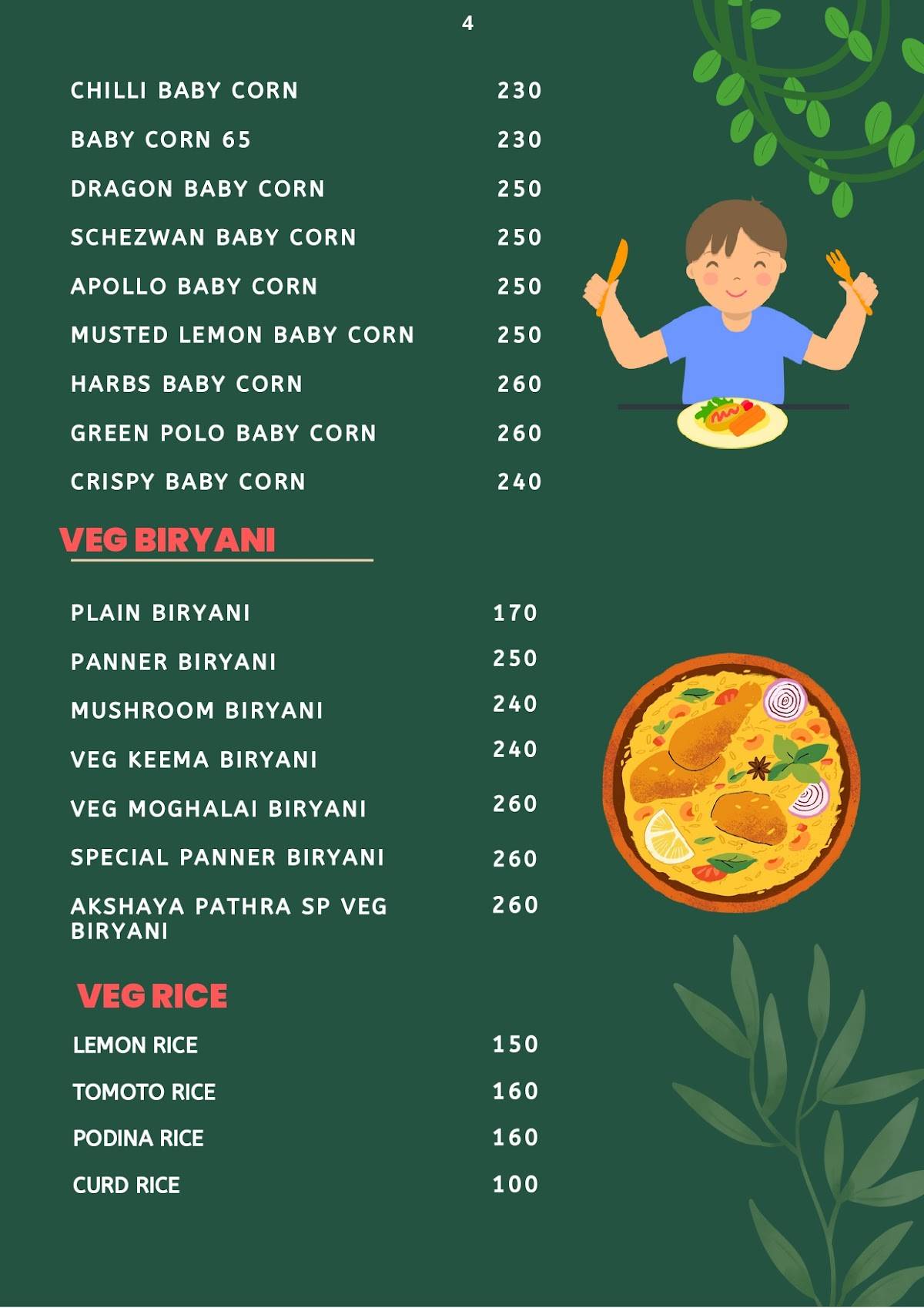Menu at Sri Akshaya Pathra Family Restaurant, Diwancheruvu
